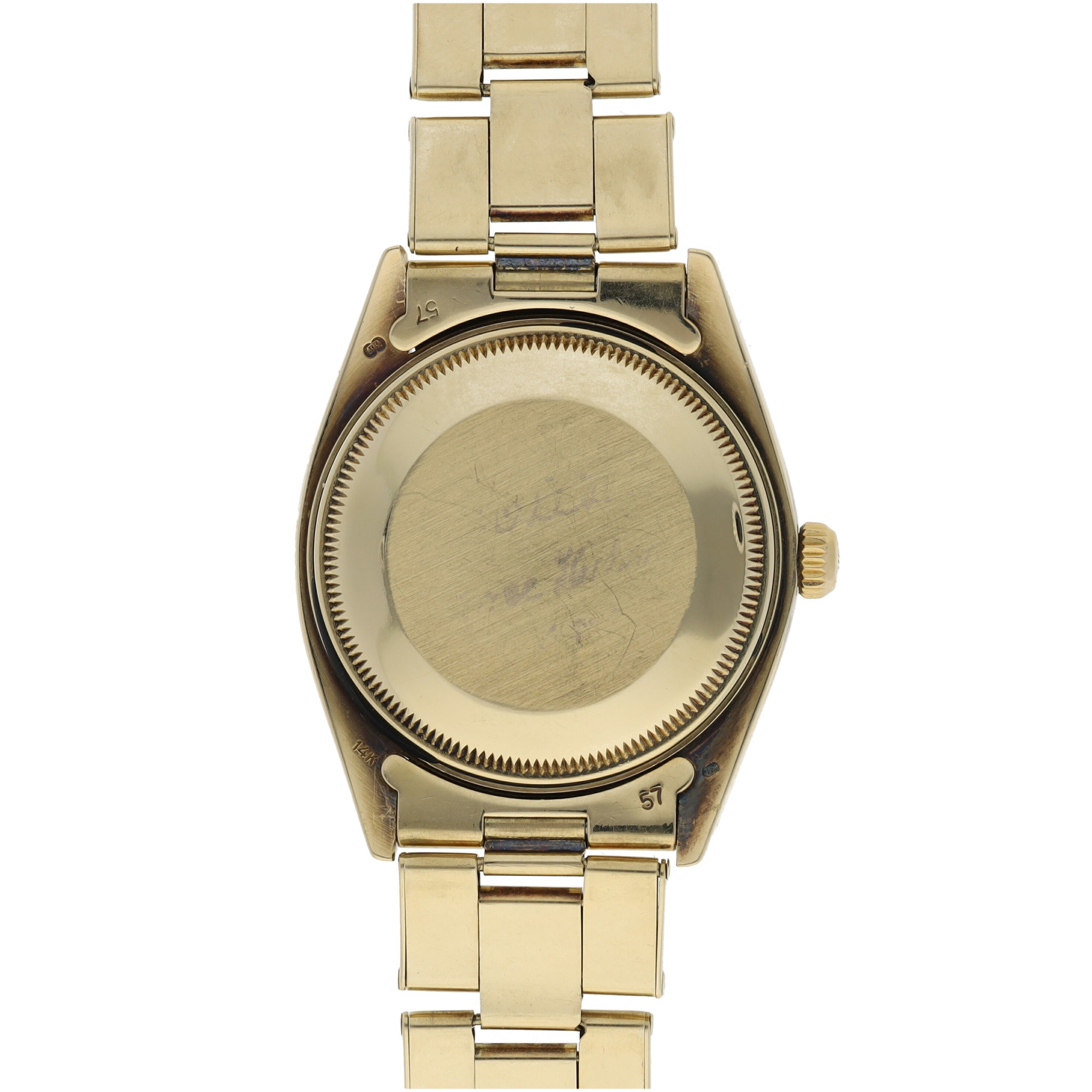 ROLEX | REF 1503 DATE, A YELLOW GOLD AUTOMATIC WRISTWATCH WITH DATE AND ...