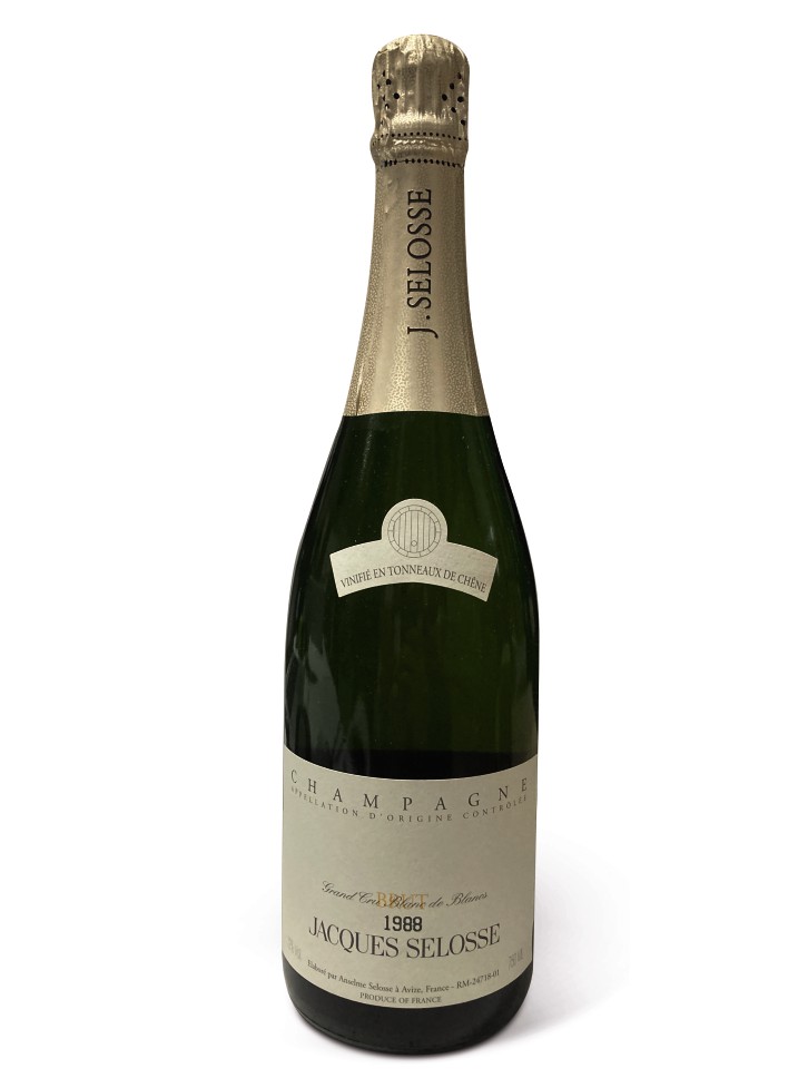 Jacques Selosse, Grand Cru, Blanc de Blancs 1988 (6 BT) | Vine NY | The ...