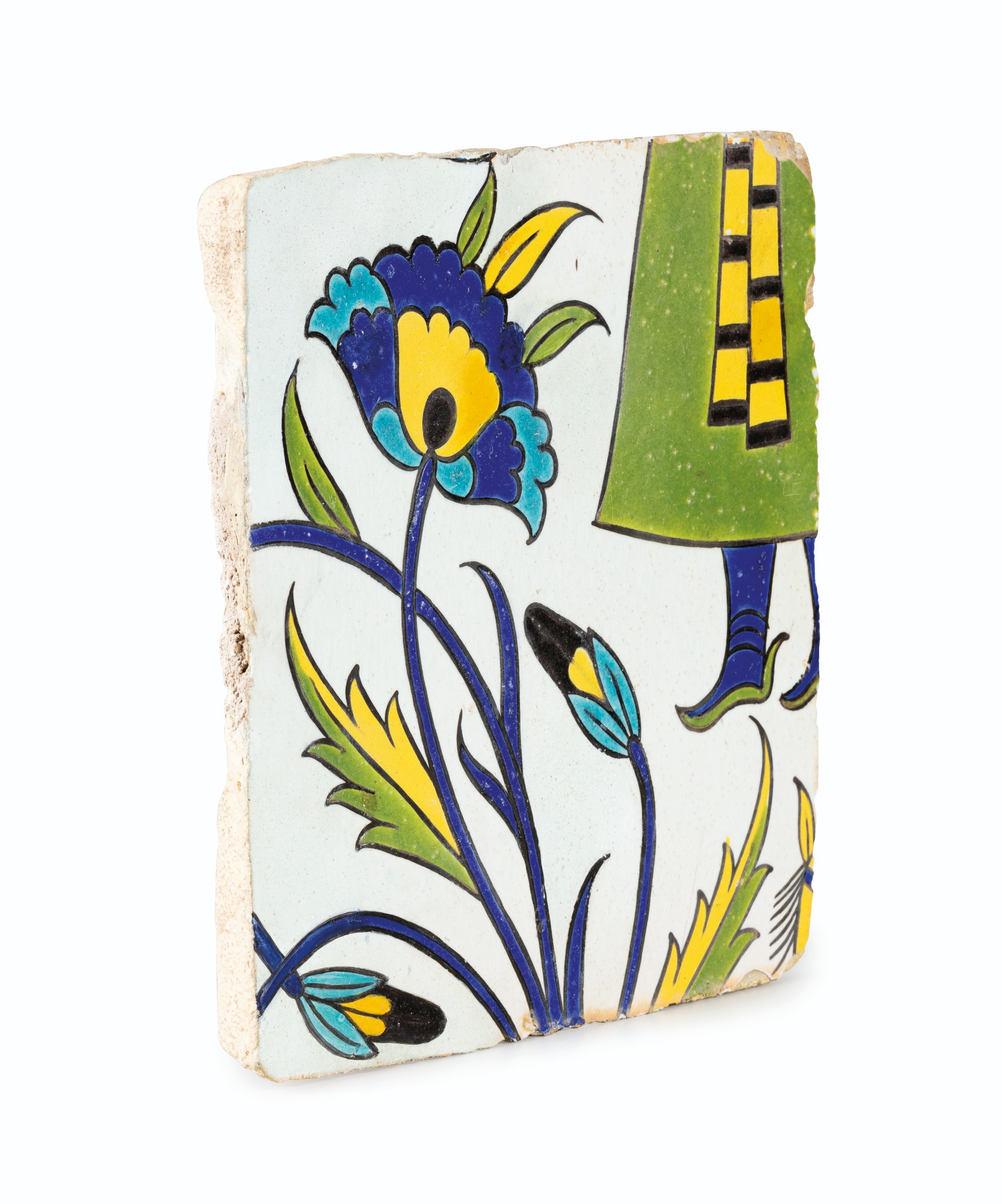 A Safavid Pottery Tile, Persia, 17th Century | Collection Pierre Le-Tan ...