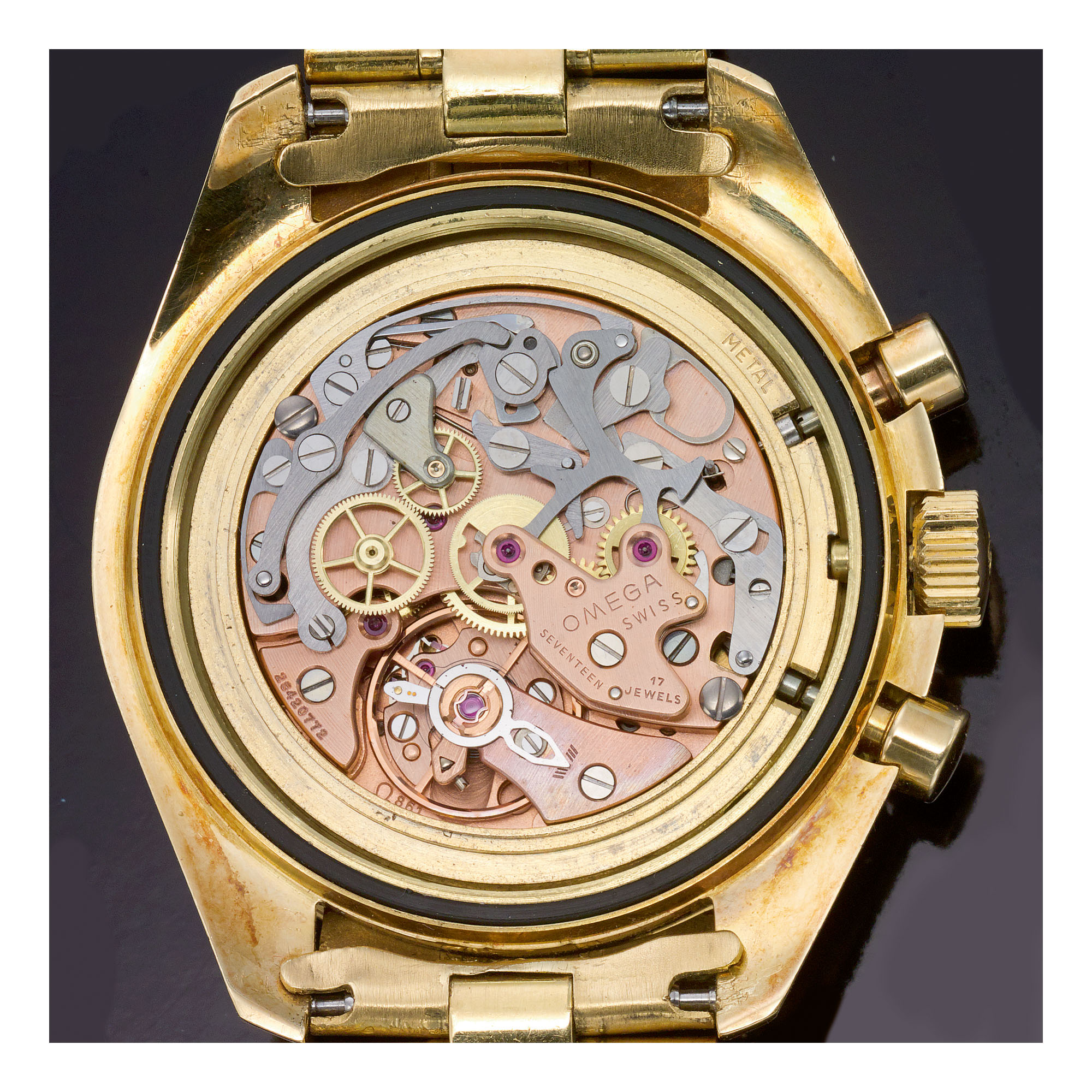 OMEGA | SPEEDMASTER REF 145.022-69 'APOLLO XI', A YELLOW GOLD ...