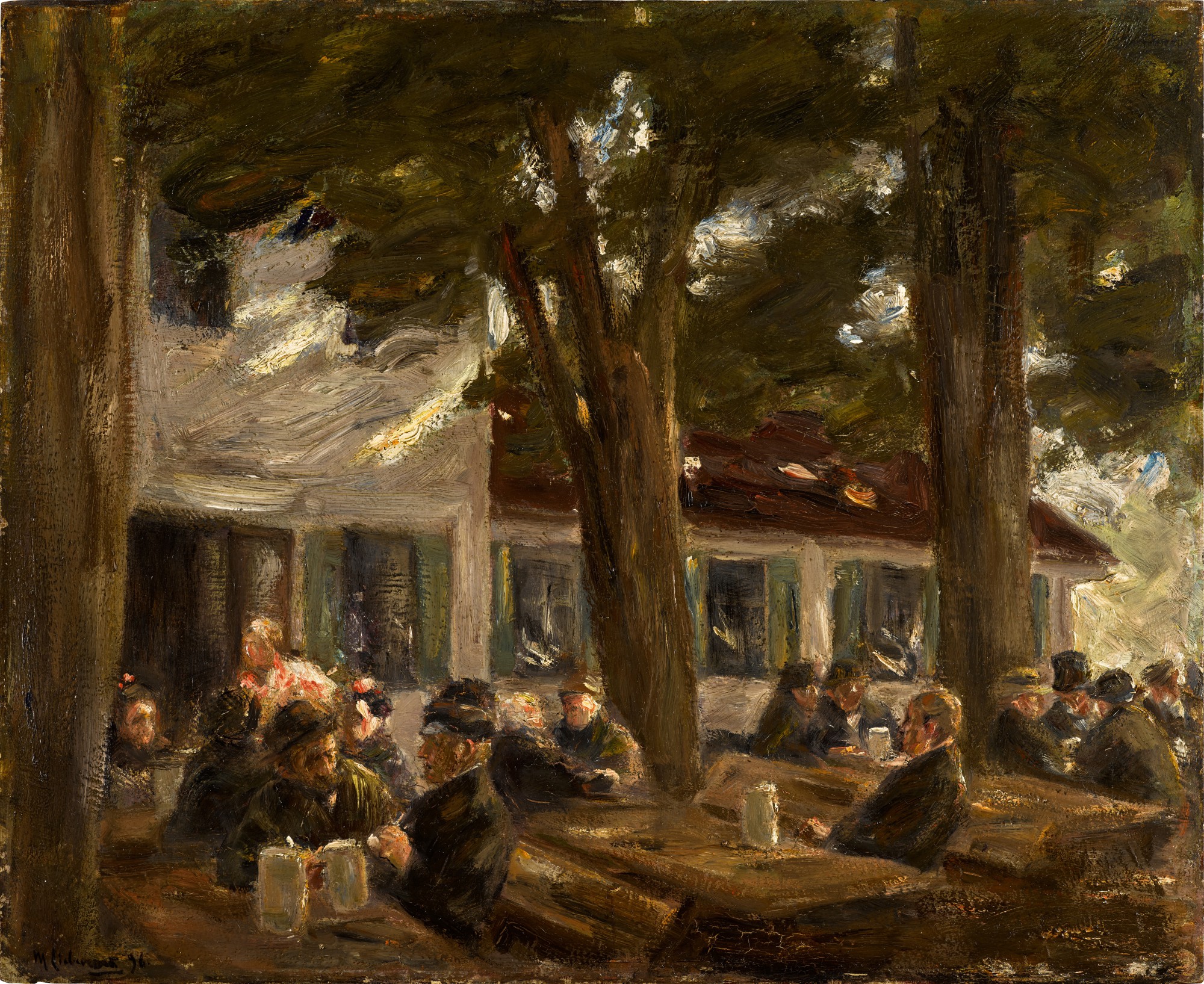 Biergarten in Brannenburg (Beer Garden in Brannenburg) | Modern ...