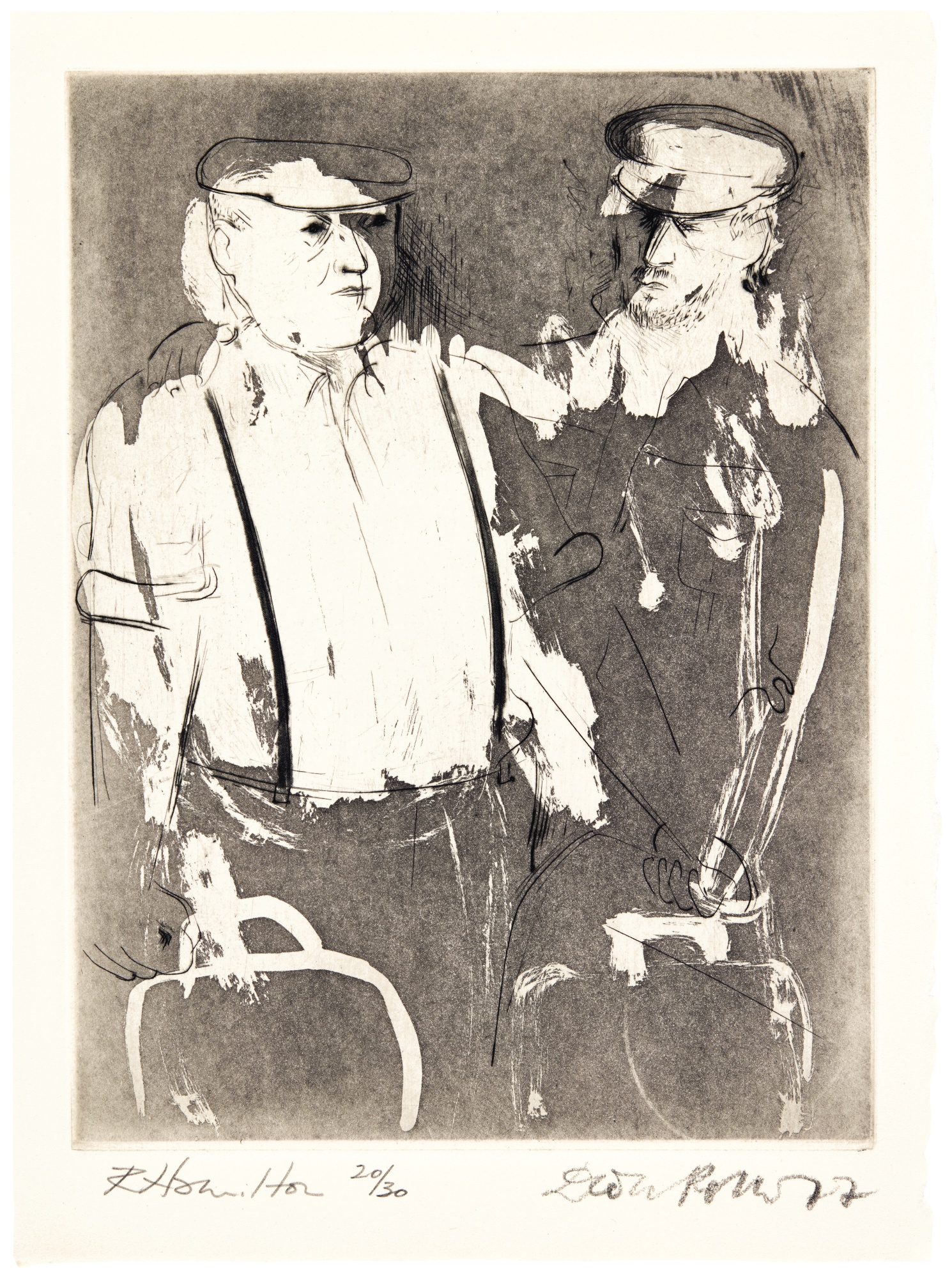 RICHARD HAMILTON & DIETER ROTH | DOUBLE PORTRAIT (L. 104 A-C) | Prints ...
