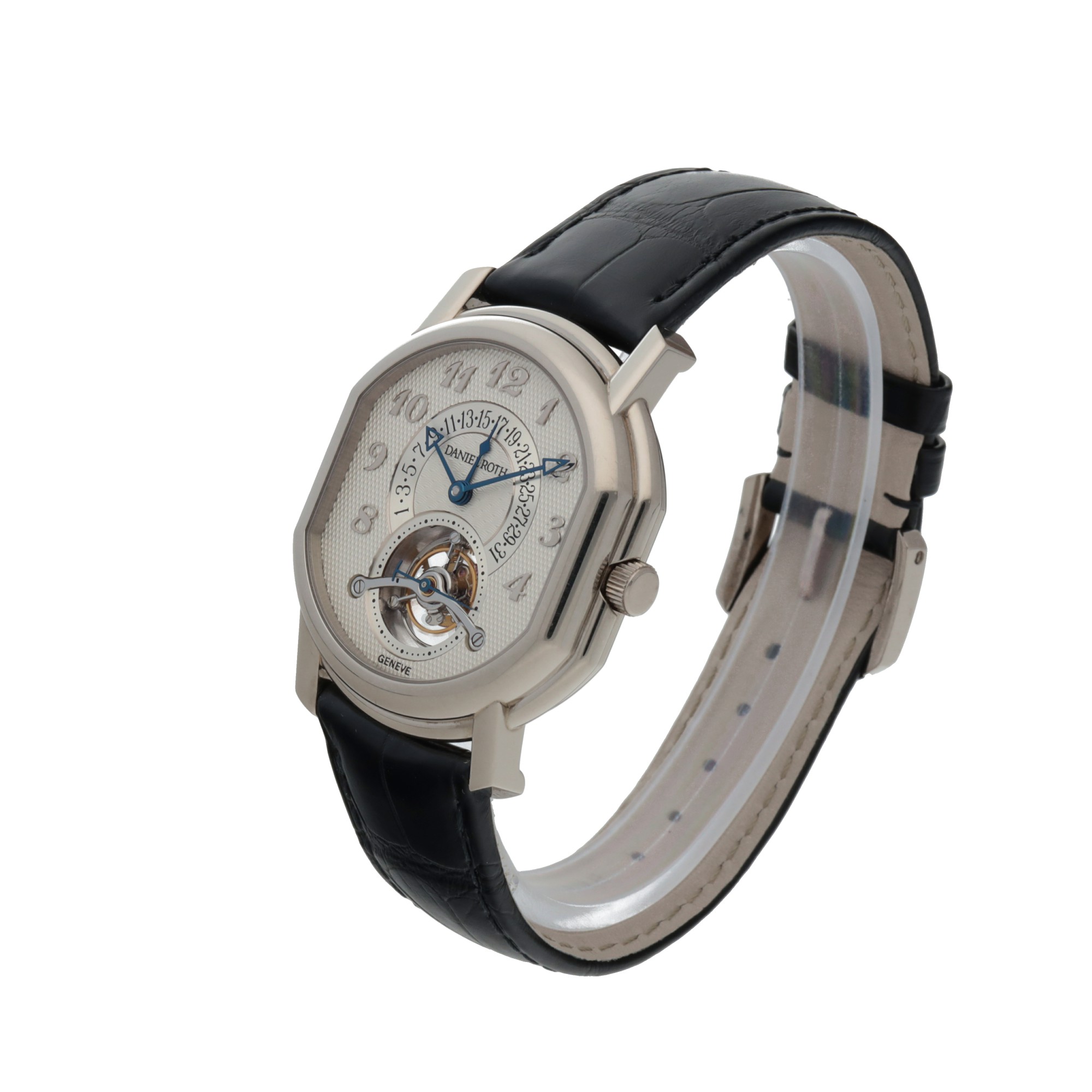 DANIEL ROTH | REF 196.X.60 WHITE GOLD TOURBILLON WRISTWATCH WITH ...