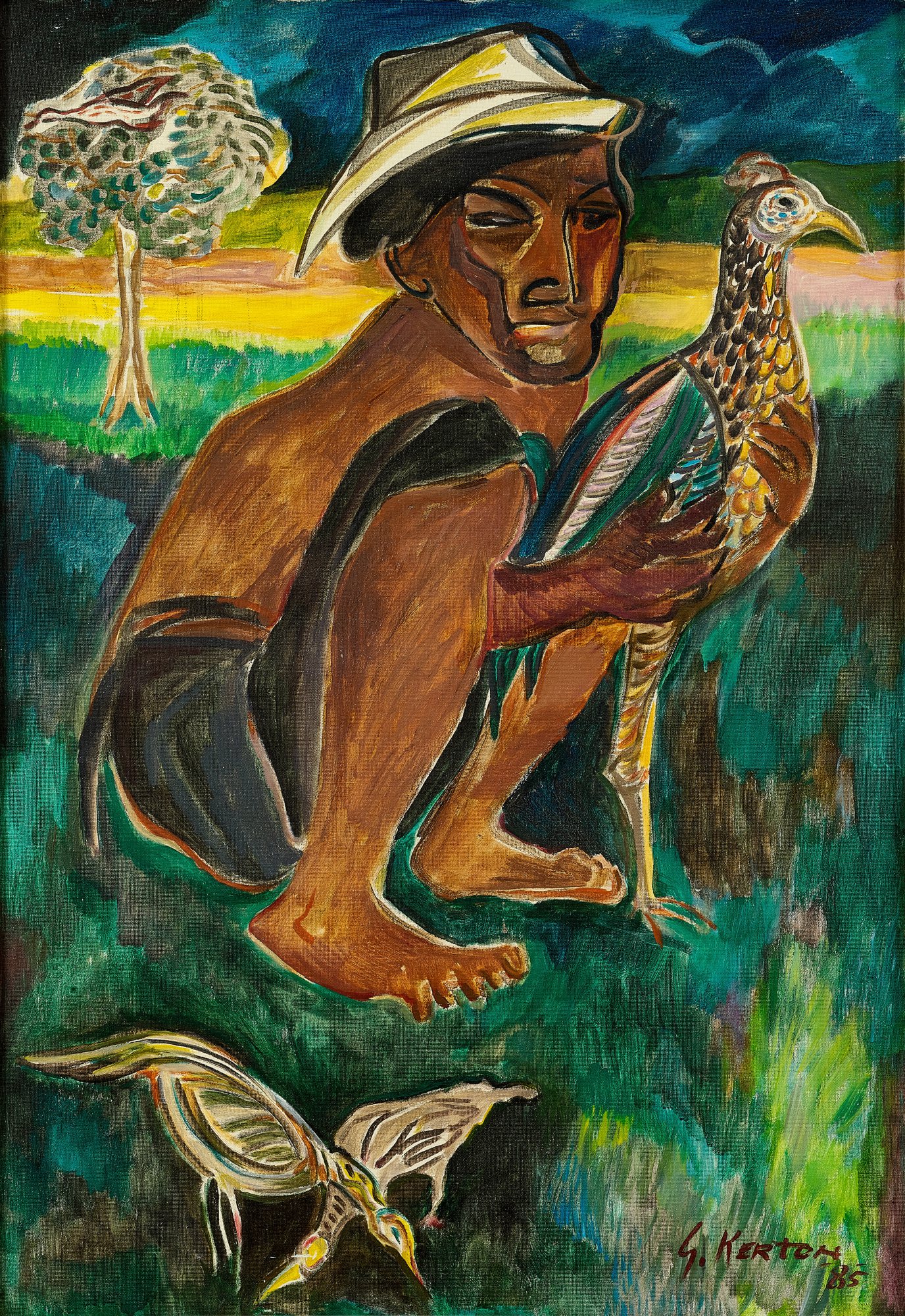 Sudjana Kerton 蘇加那·克爾頓 | Embun (Dew) 露水 | Modern Day Auction | 2022 ...