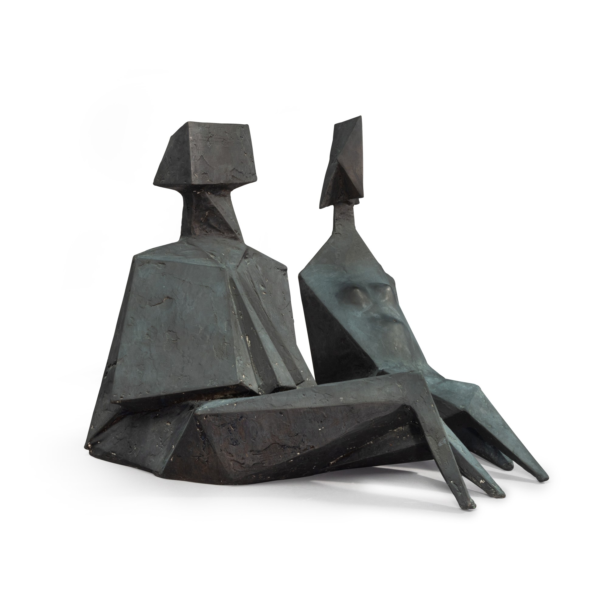 Pair of Sitting Figures III | Modern Day Auction | | Sotheby's