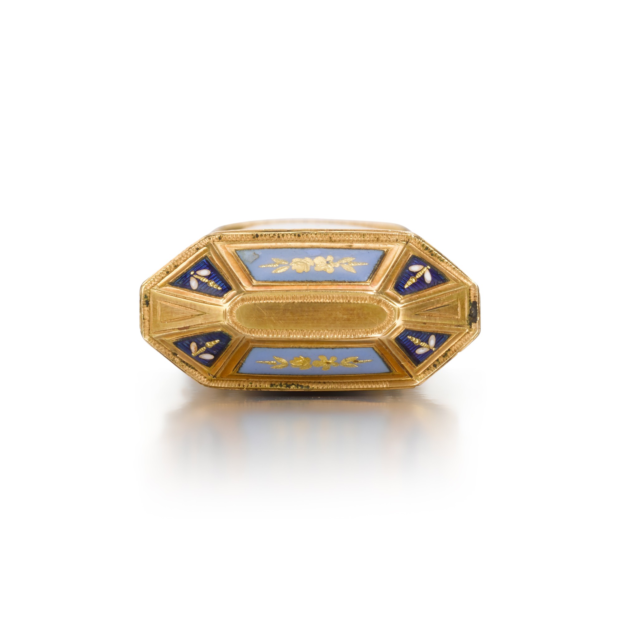 A gold and enamel bodkin case, probably Jean-Joseph-Isaac Bellamy ...