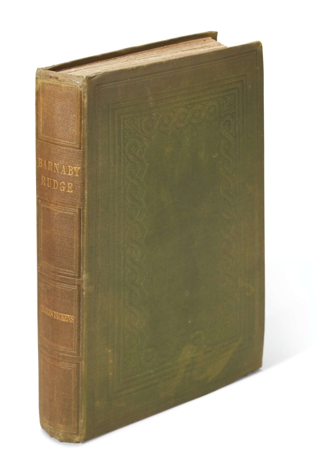 Dickens, Barnaby Rudge, 1841, first separate edition, bound from the ...
