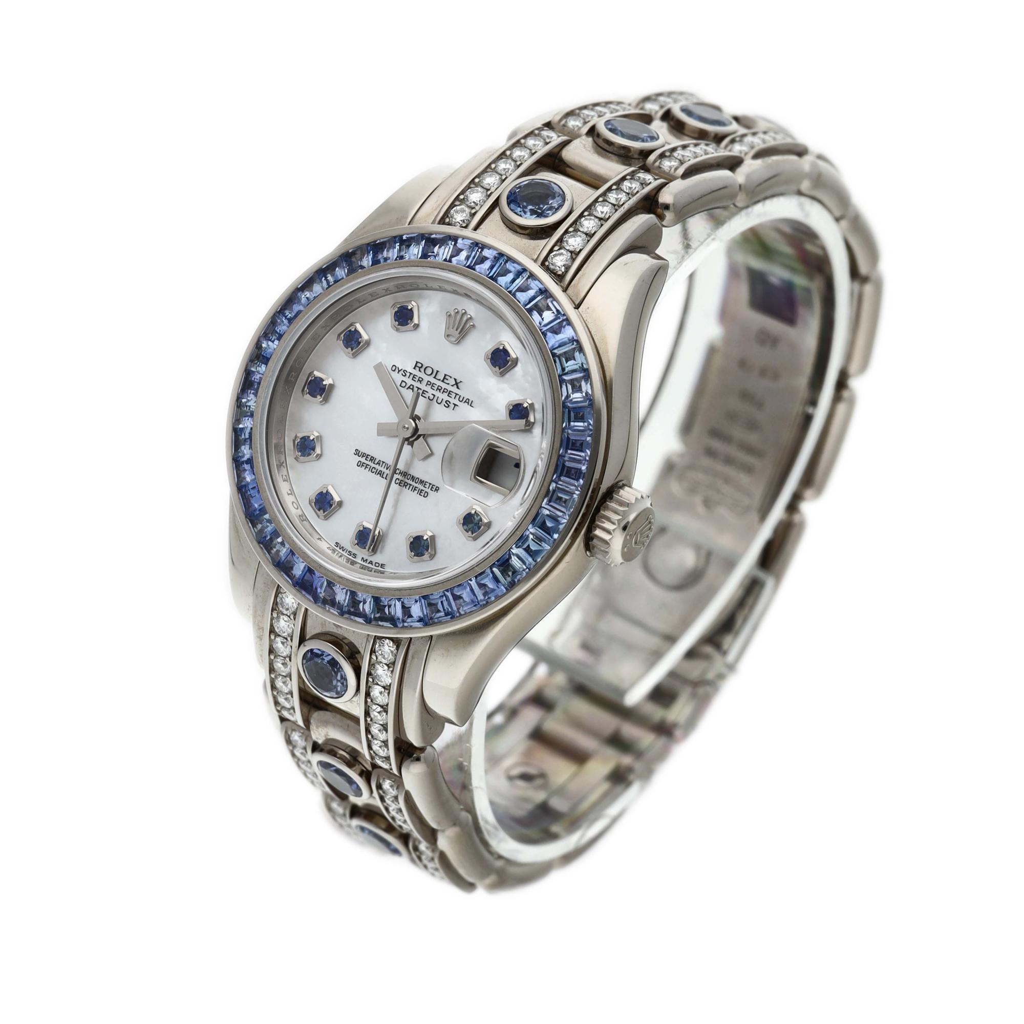 Reference 80309SACI Datejust Pearlmaster 'Octopus' A white gold ...