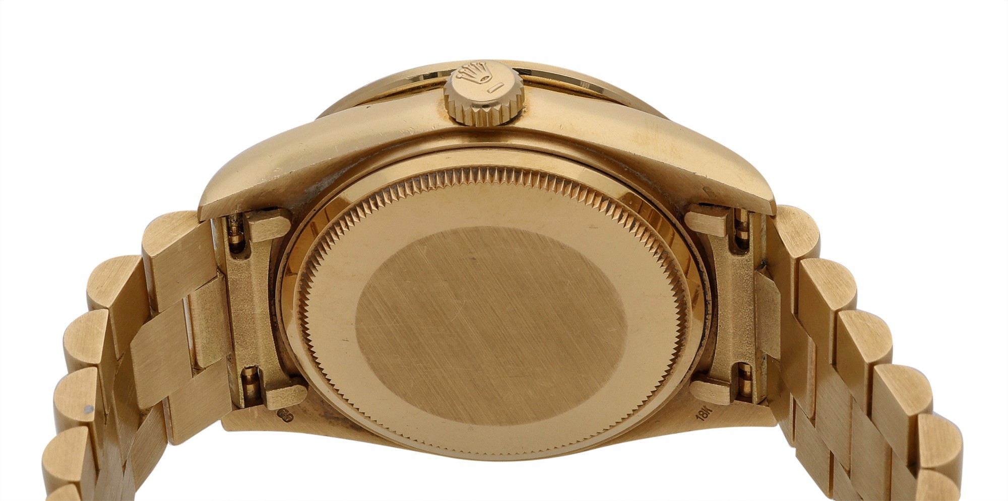Reference 18008 Day-Date | A yellow gold and diamond-set automatic ...