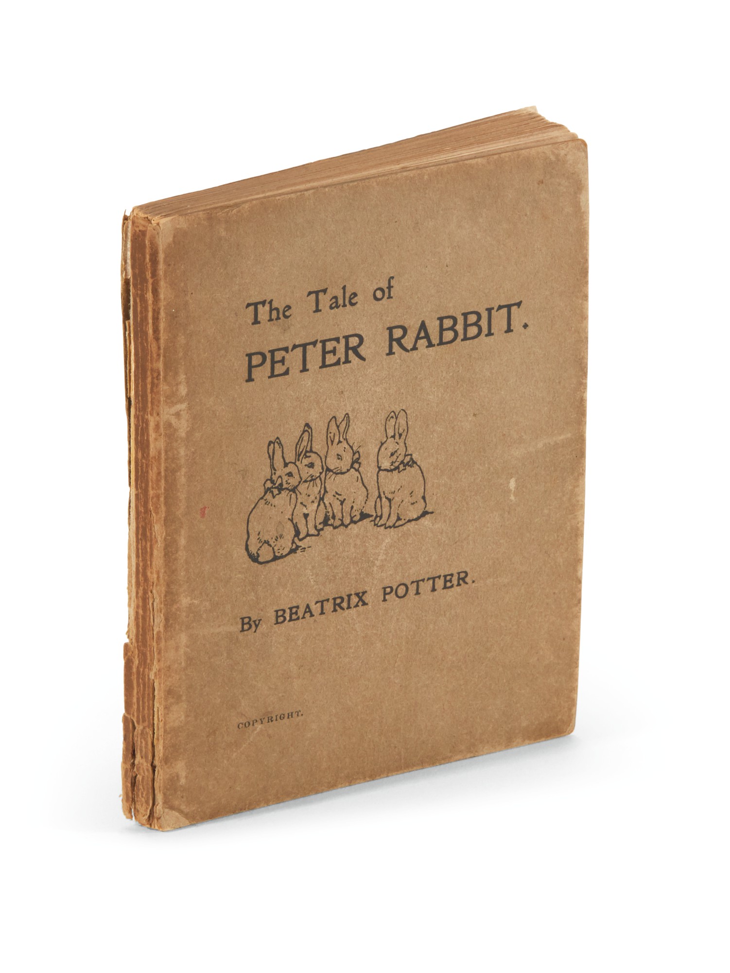 Potter, The Tale of Peter Rabbit, 1901, first privately printed edition ...