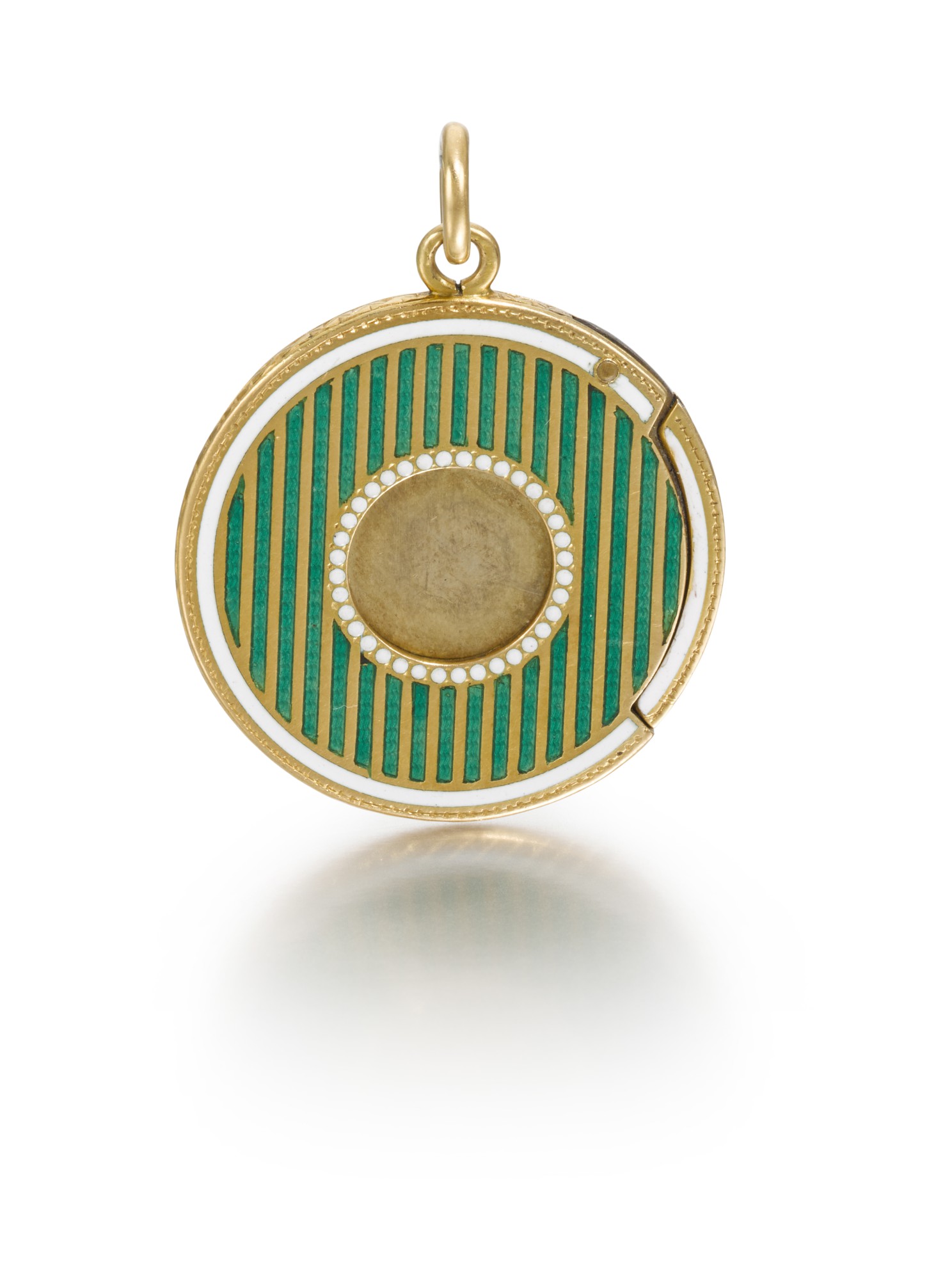 A Fabergé gold and guilloché enamel cigar cutter, Moscow, circa 1900 ...