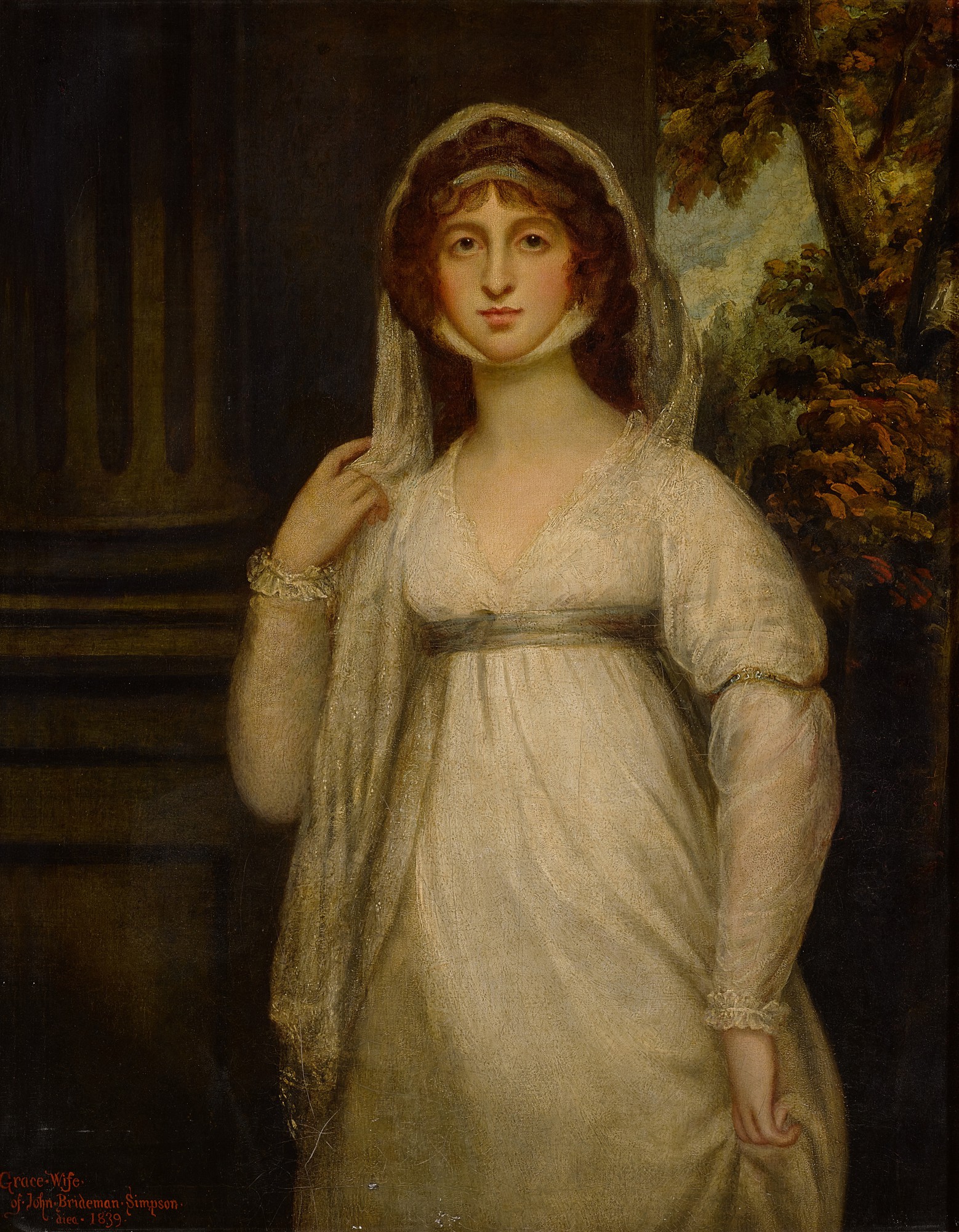 Portrait of Grace Estwick Bridgeman-Simpson (1774-1839), three-quarter ...