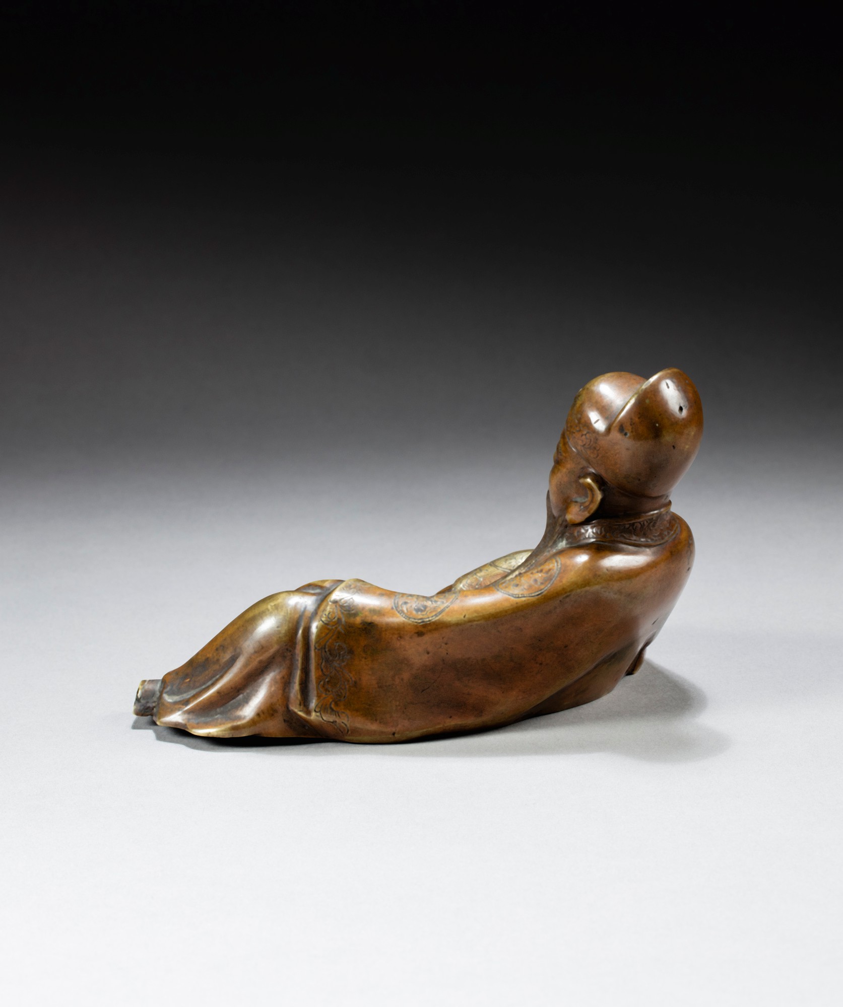 A bronze figure of poet Li Bai Qing dynasty, 17th-18th century ...