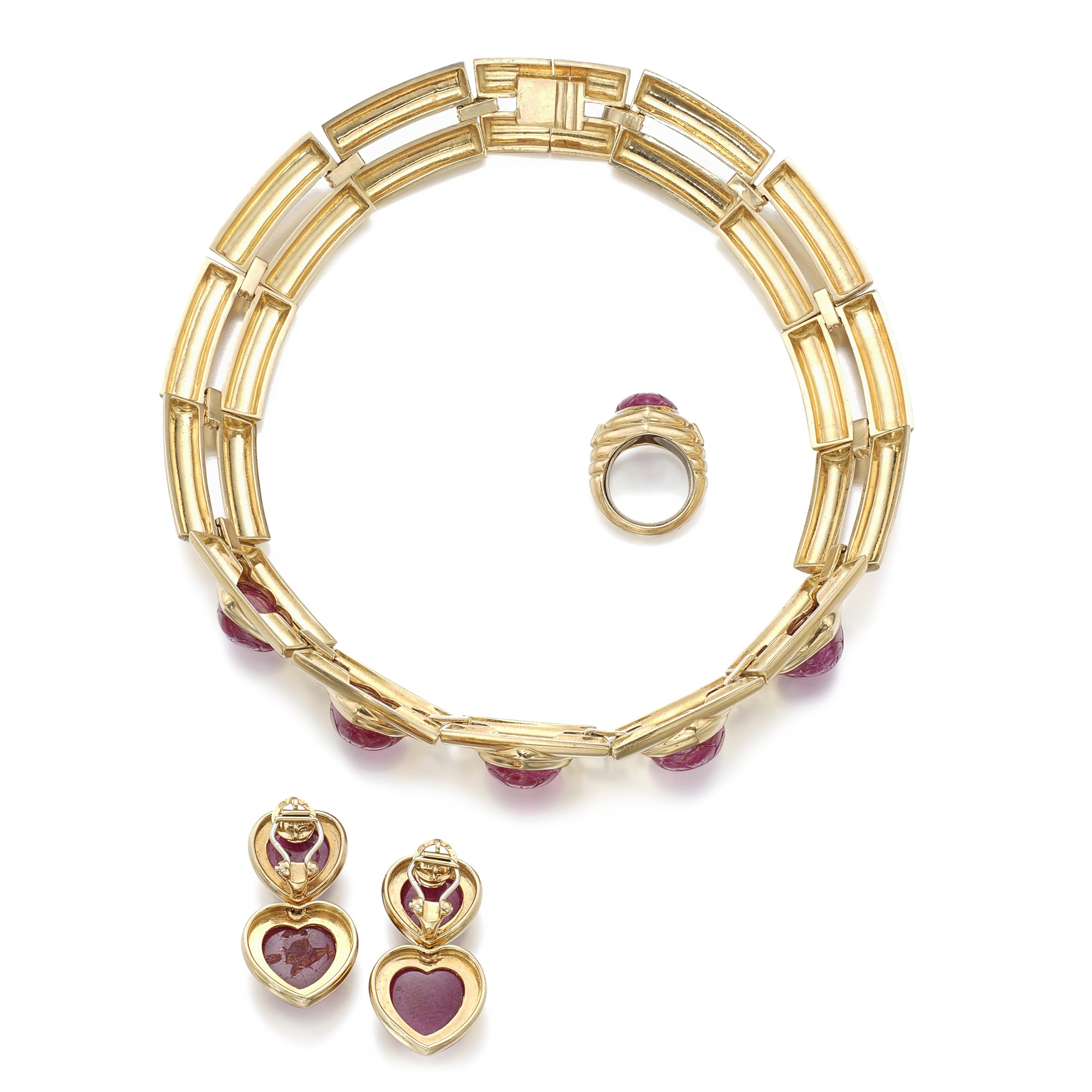 Ruby and gold parure | Fine Jewels | 2021 | Sotheby's