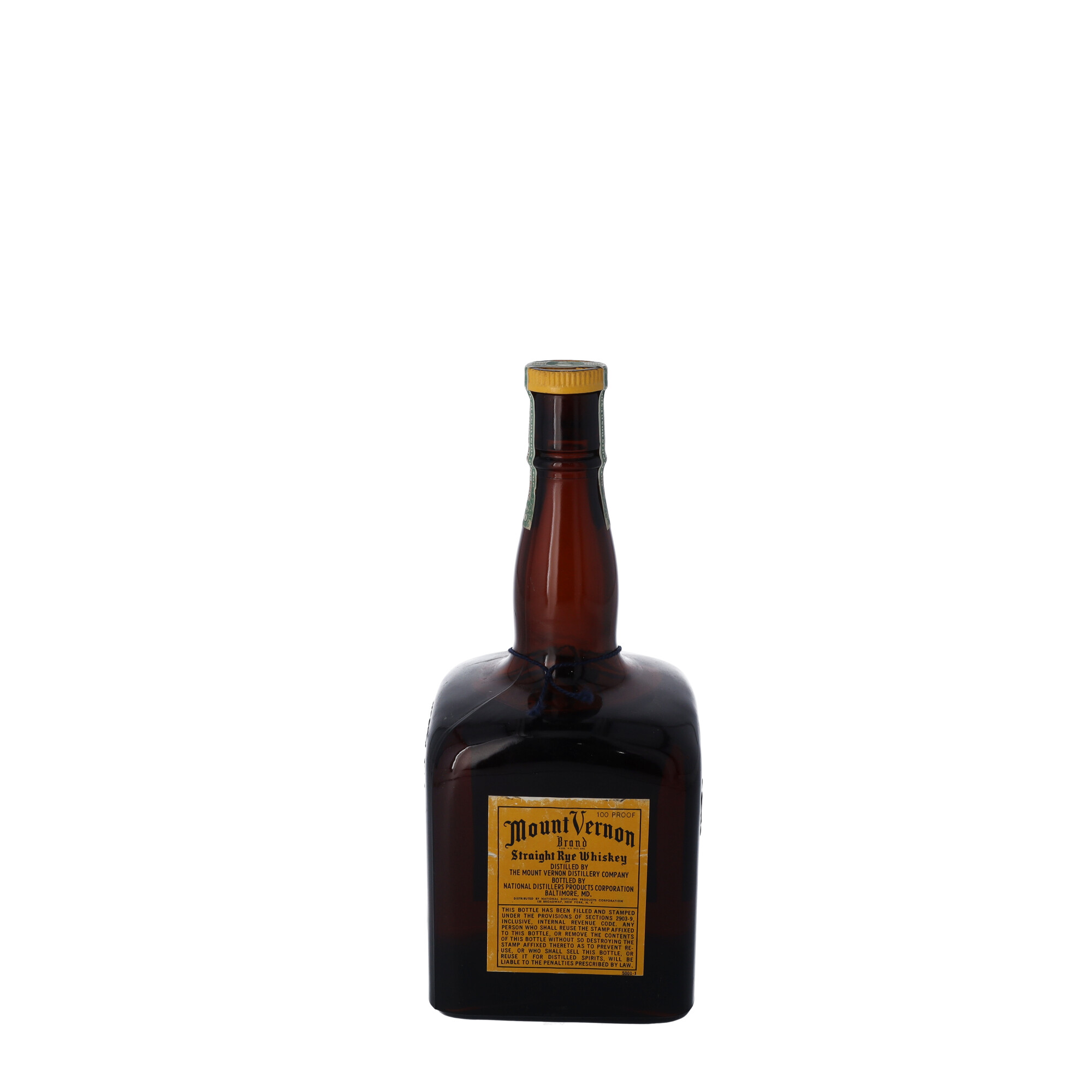 Mount Vernon 5 Year Old Rye 100 proof 1935 (1 QUART) | Rare Bourbon ...