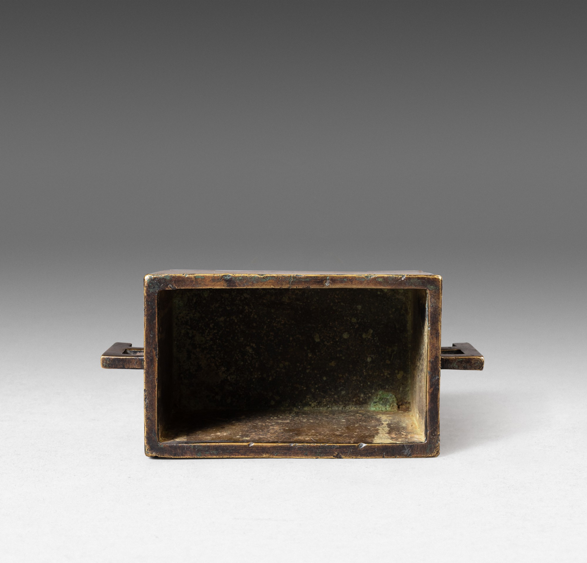 A bronze archaistic rectangular censer Qing dynasty, 18th century | 清十八 ...