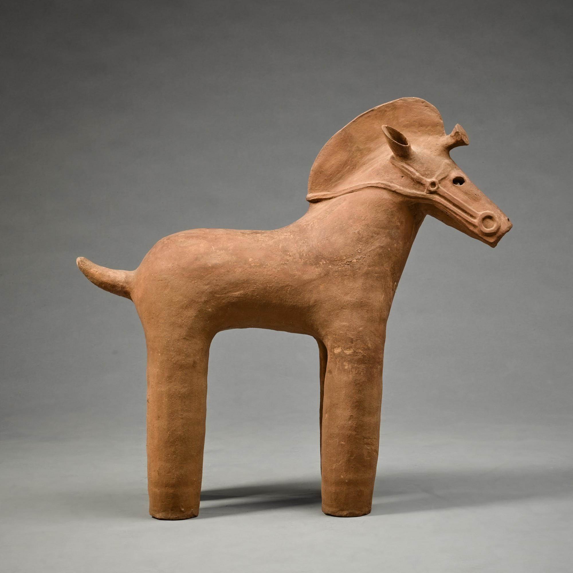 A Haniwa model of a horse | Kofun Period, 6th - 7th century | Pursuit ...