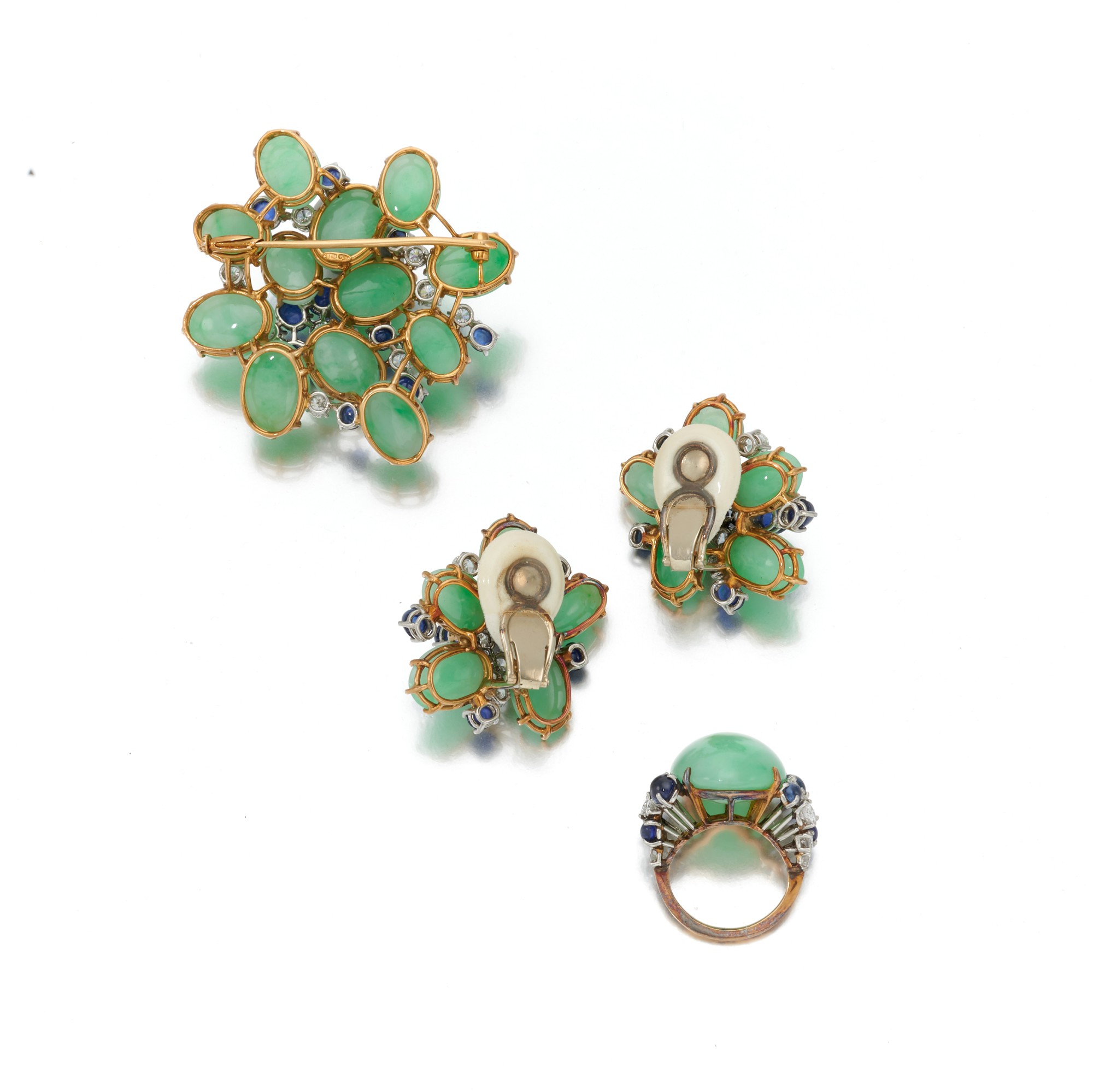 Collection of jadeite, sapphire and diamond jewels (Collezione di ...