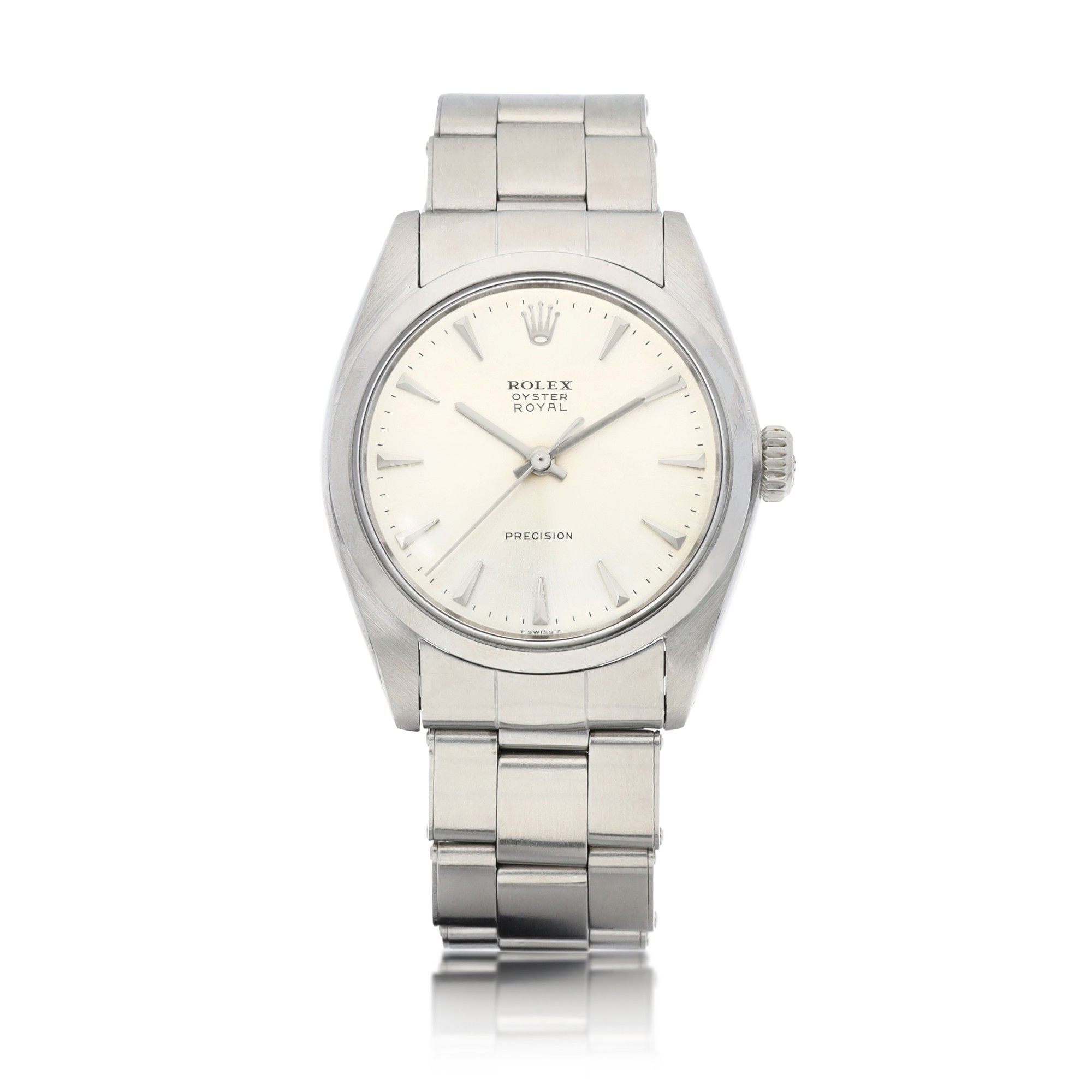 Rolex | Oyster Precision, Reference 6426, A stainless steel wristwatch ...