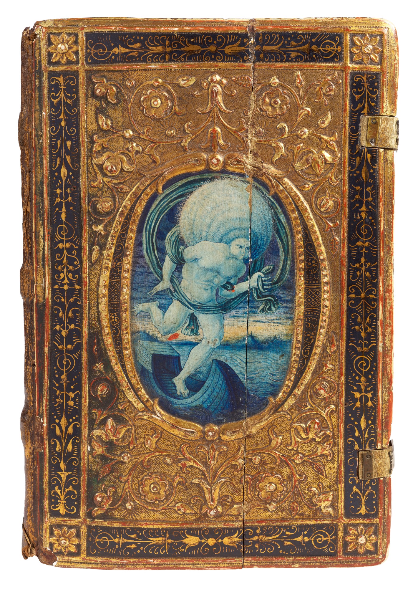 Politianus, Opera, [Brescia], 1499, imitation biccherna binding by Joni ...