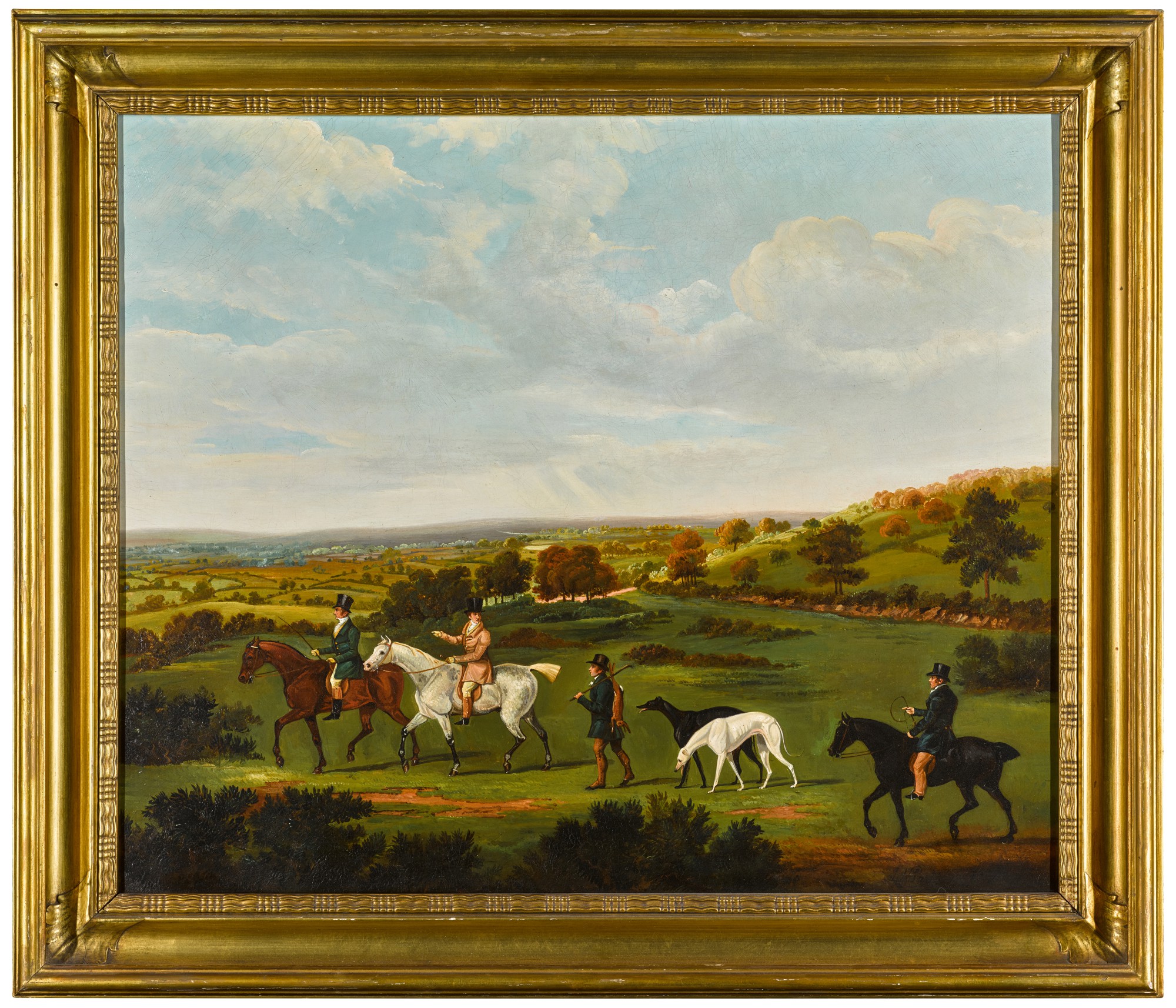 MANNER OF JOHN NOST SARTORIUS | A SET OF THREE PAINTINGS: 'THE CHASE ...