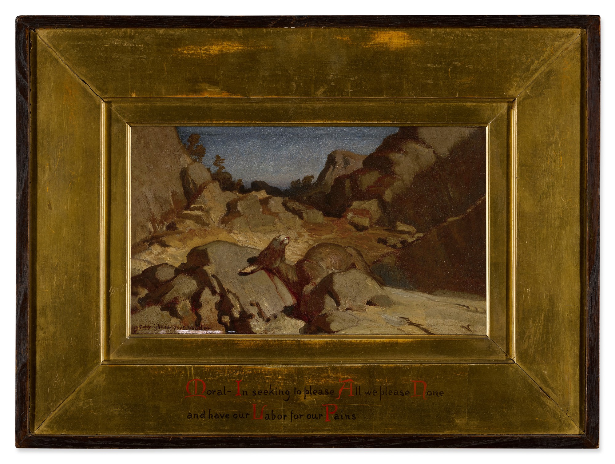 The Fable of the Miller, His Son and the Donkey: a Set of Nine ...