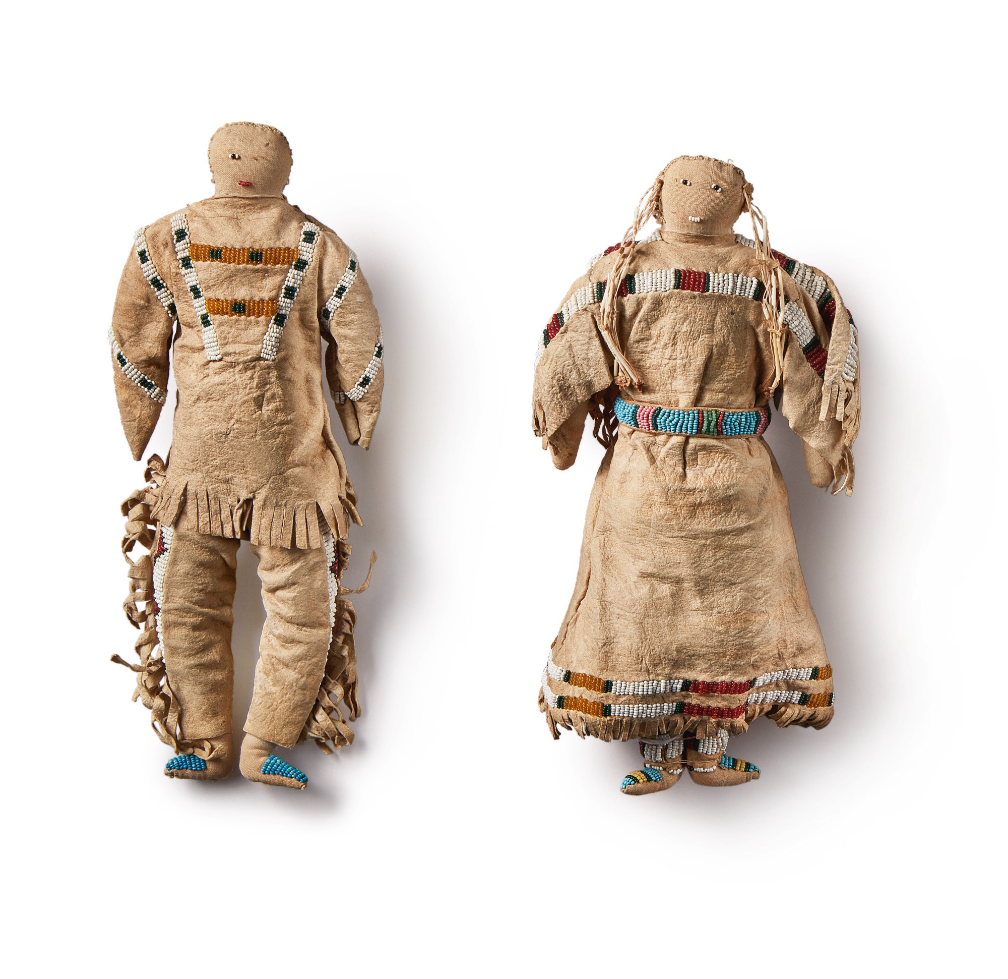 Pair of Plains Beaded Hide and Cloth Dolls | Majestic America: Property ... Pair of Plains Beaded Hide and Cloth Dolls | Majestic America: Property ...