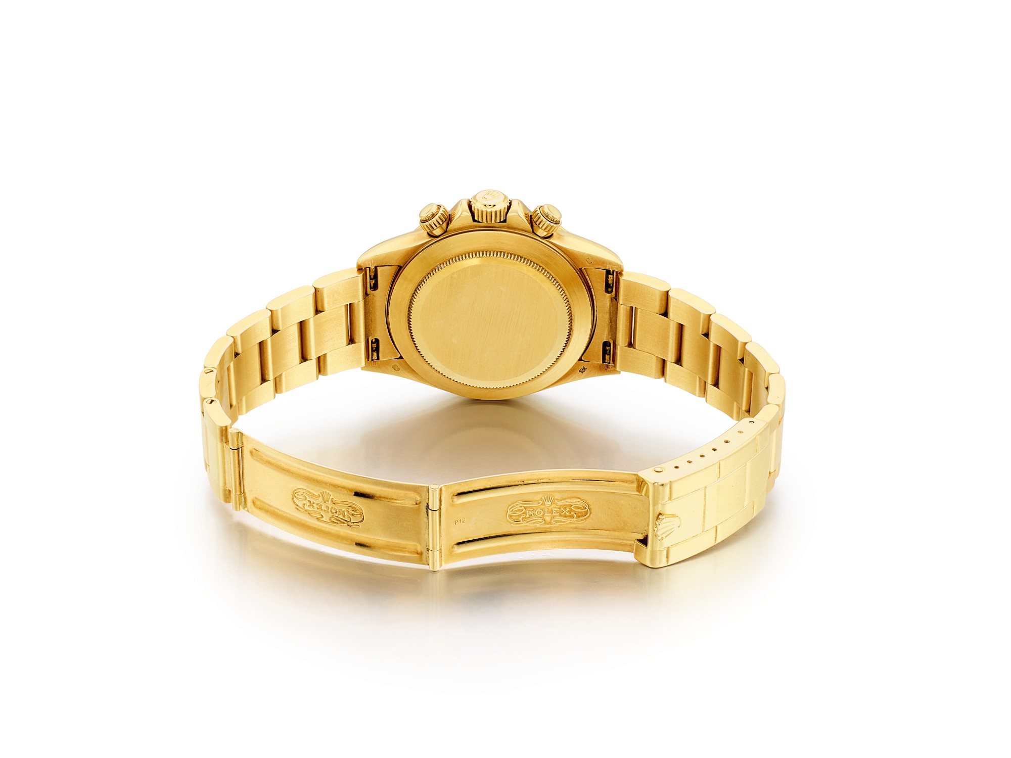 ROLEX | COSMOGRAPH DAYTONA 'THE BIG BLUE', REFERENCE 16528, A YELLOW ...