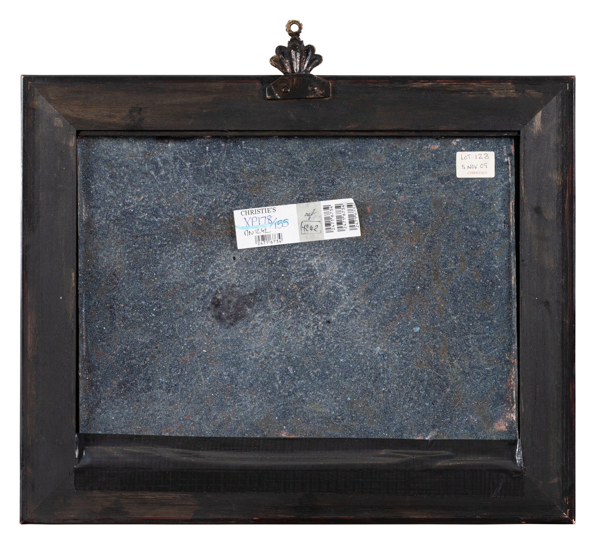 A Limoges polychrome painted enamel plaque depicting the Triumph of ...