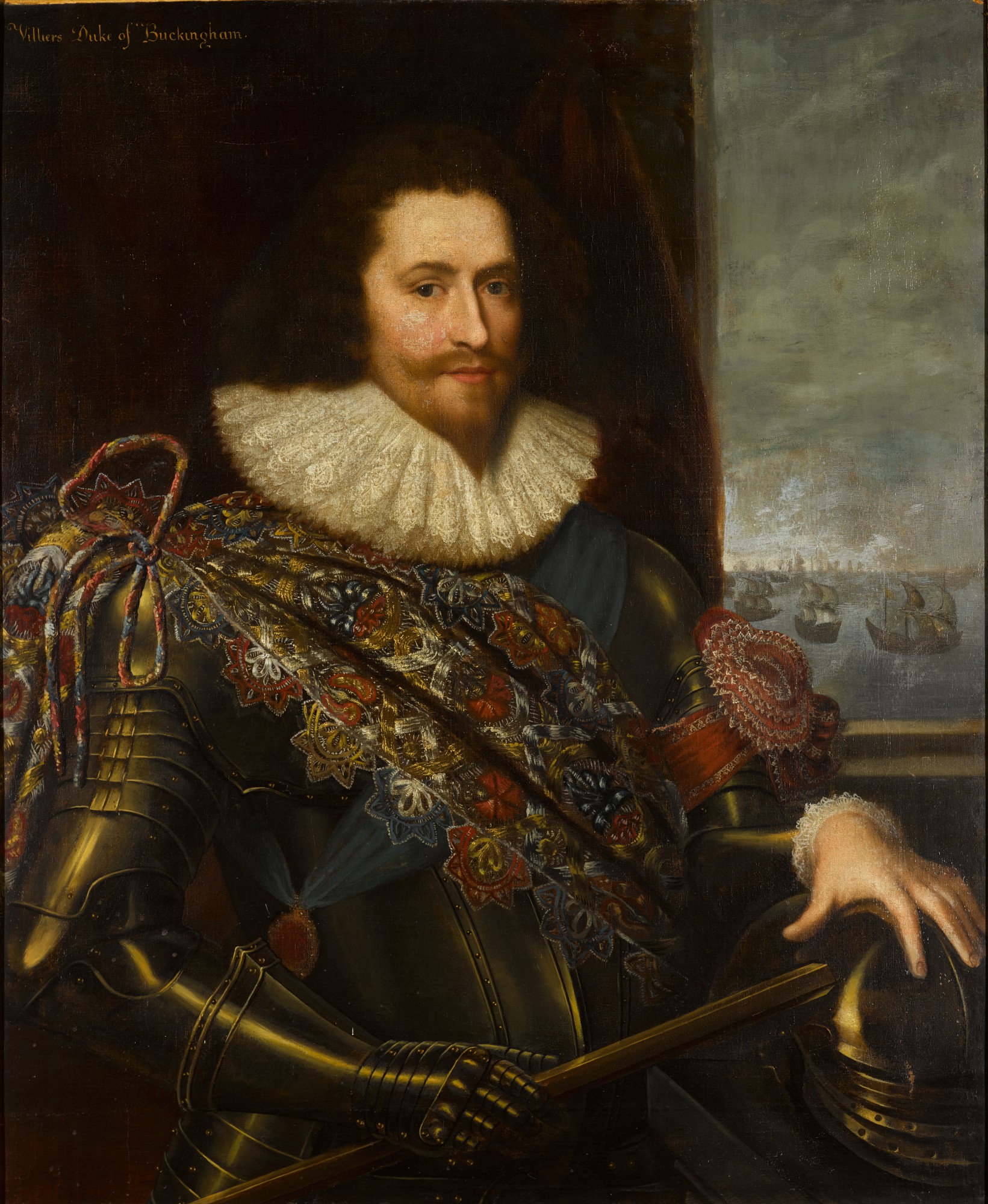 Portrait of George Villiers (1592-1628), 1st Duke of Buckingham, half ...