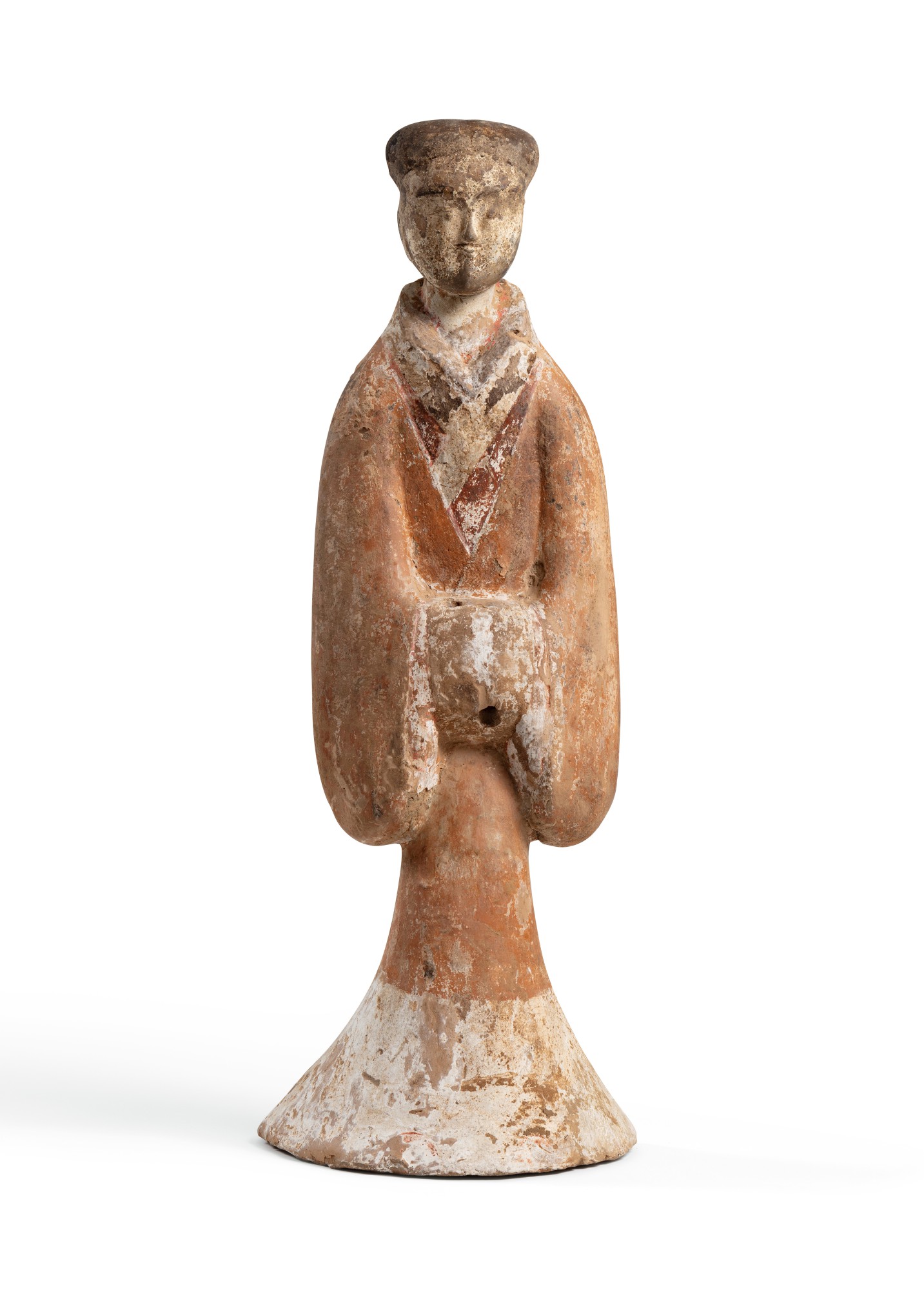A large pottery figure of a standing lady, Han dynasty | 漢 陶女俑 | Arts d ...