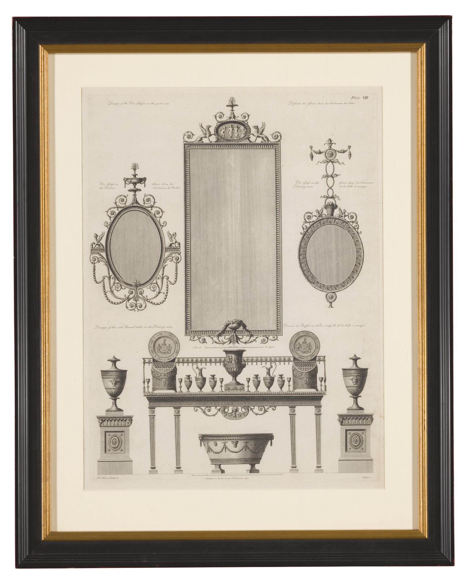 ROBERT ADAM, AND JAMES ADAM (AFTER) | DESIGN FOR PIER GLASS... [VIII ...
