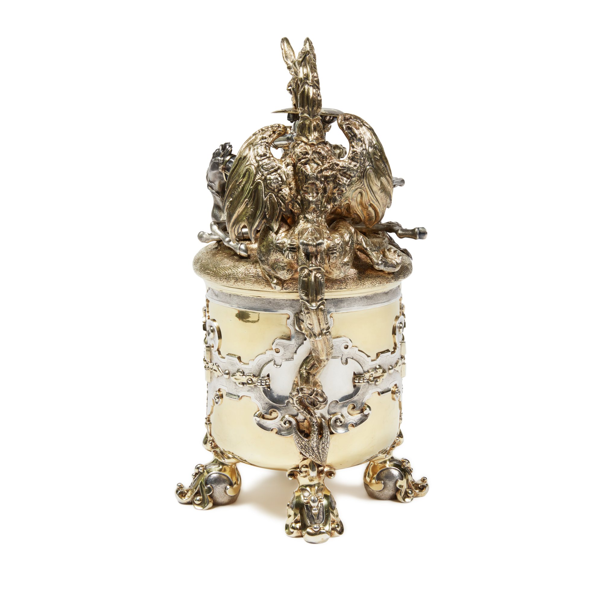 A Massive Victorian Parcel-Gilt Silver Tankard, R & S Garrard & Co ...