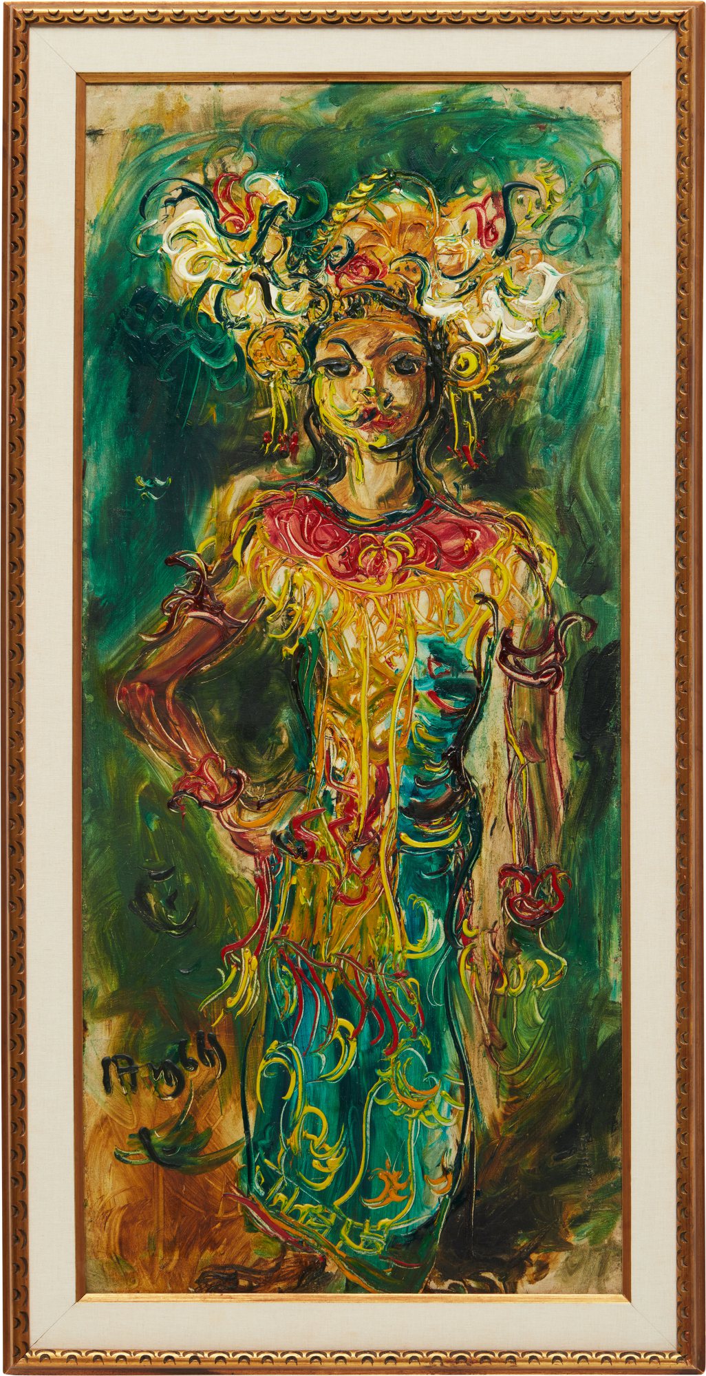 Affandi 阿凡迪 | Balinese dancer 巴厘島舞者 | Modern Day Auction | | Sotheby's
