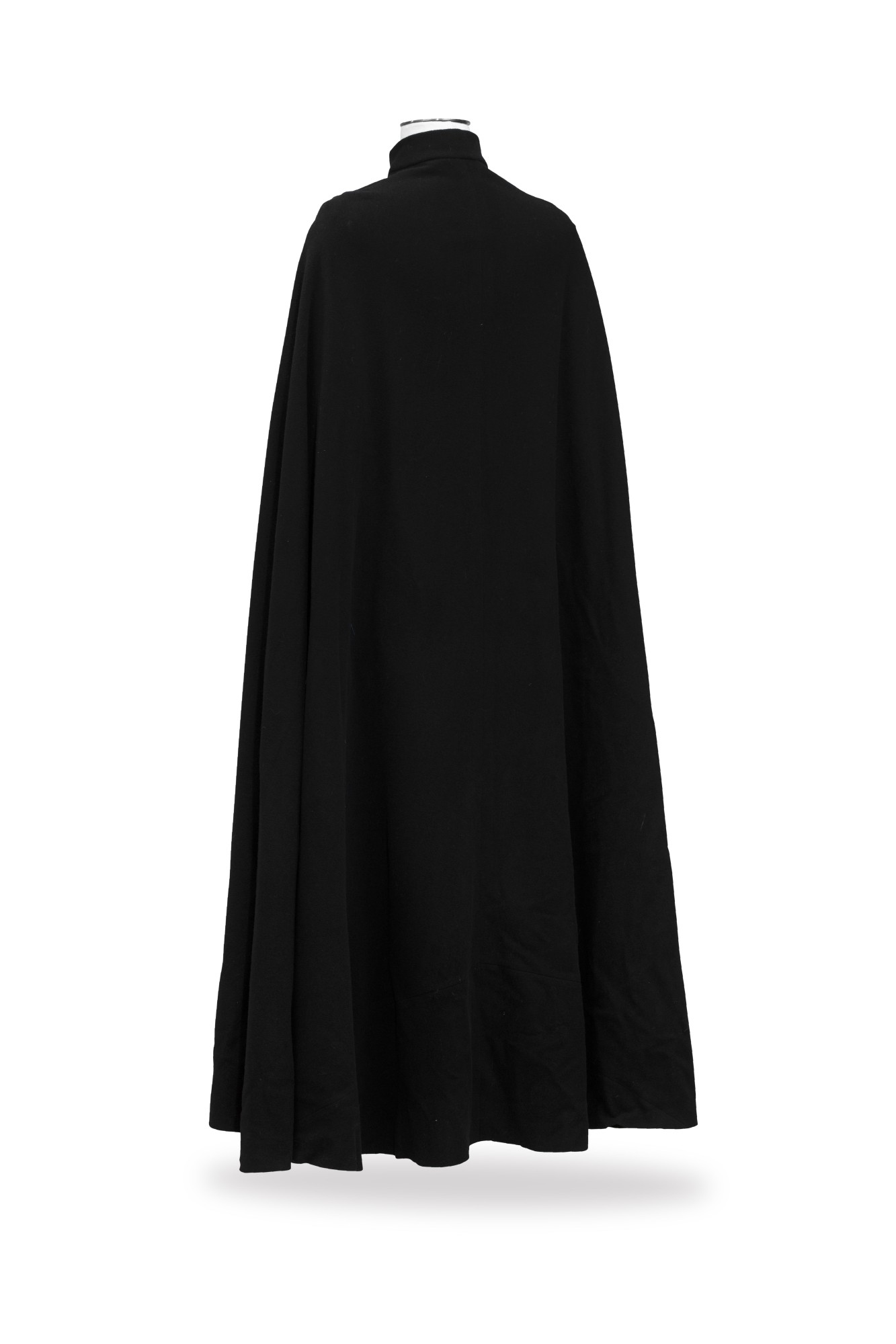 Marina Lante della Rovere, circa 1974, Long black wool cloak | Cape ...