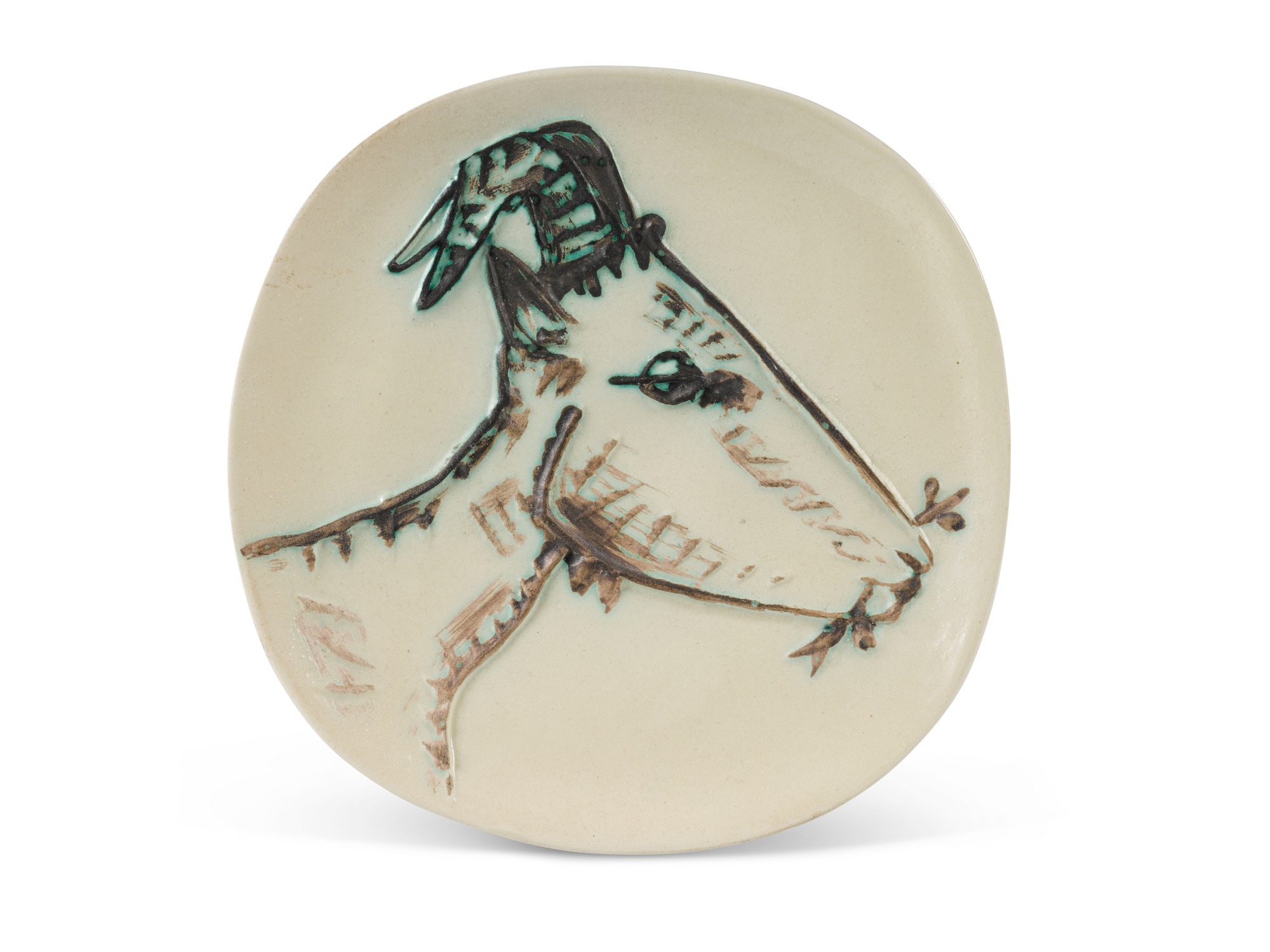 PABLO PICASSO | TÊTE DE CHÈVRE DE PROFIL (A. R. 109) | Picasso Online ...