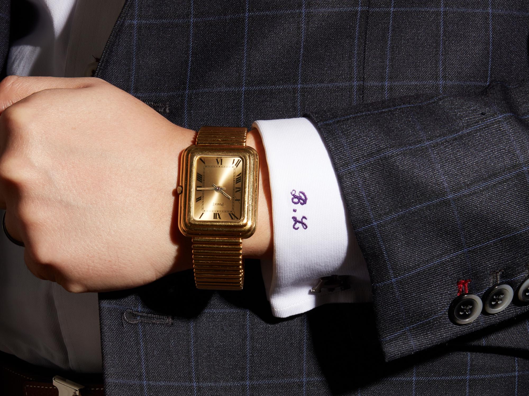 PIAGET | RECTANGLE A L ANCIENNE, REFERENCE 14101 C10, A YELLOW GOLD ...