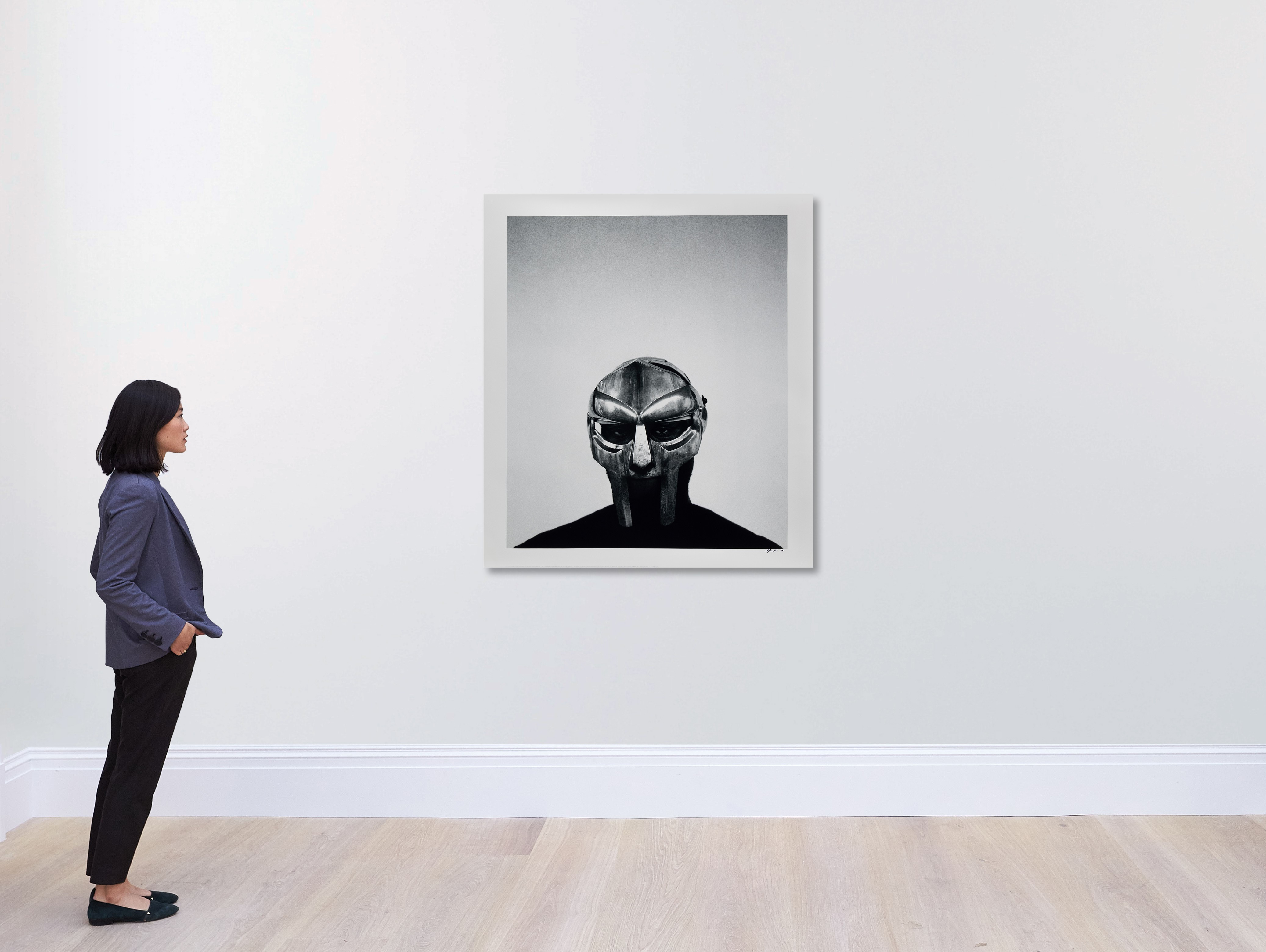 Oversized silver gelatin print of MF DOOM, Los Angeles, 2003 | The Art ...