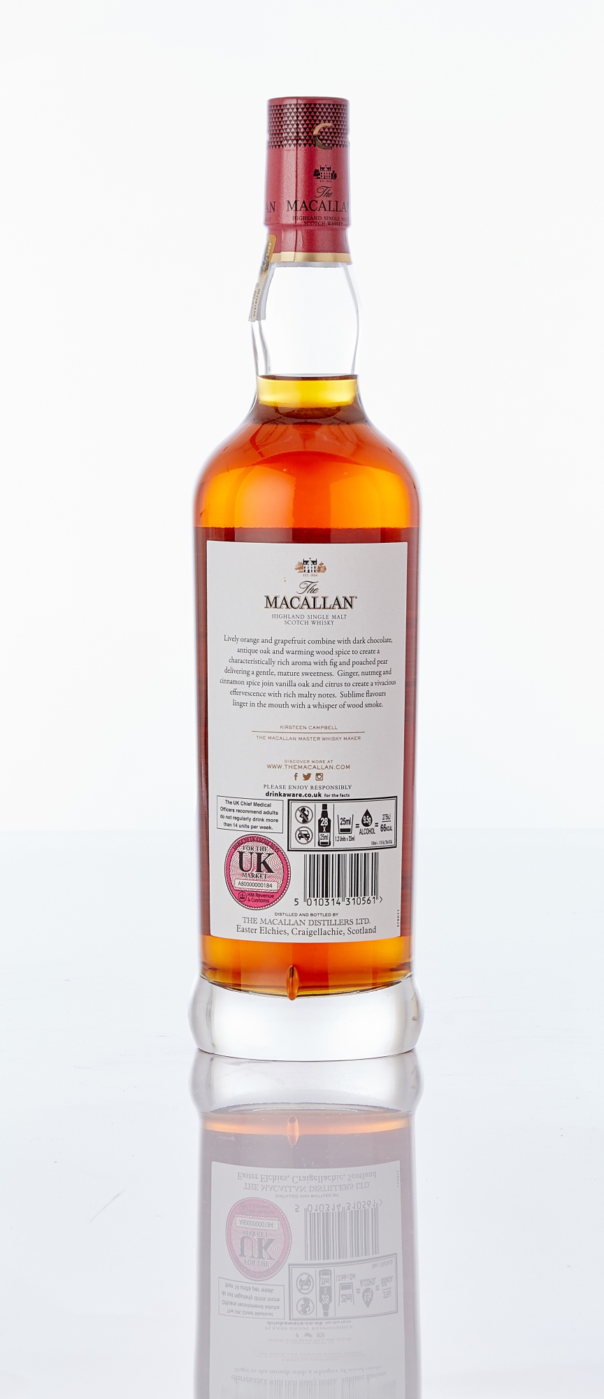 The Macallan The Red Collection 40 Year Old 48.1 abv NV (1 BT70 ...