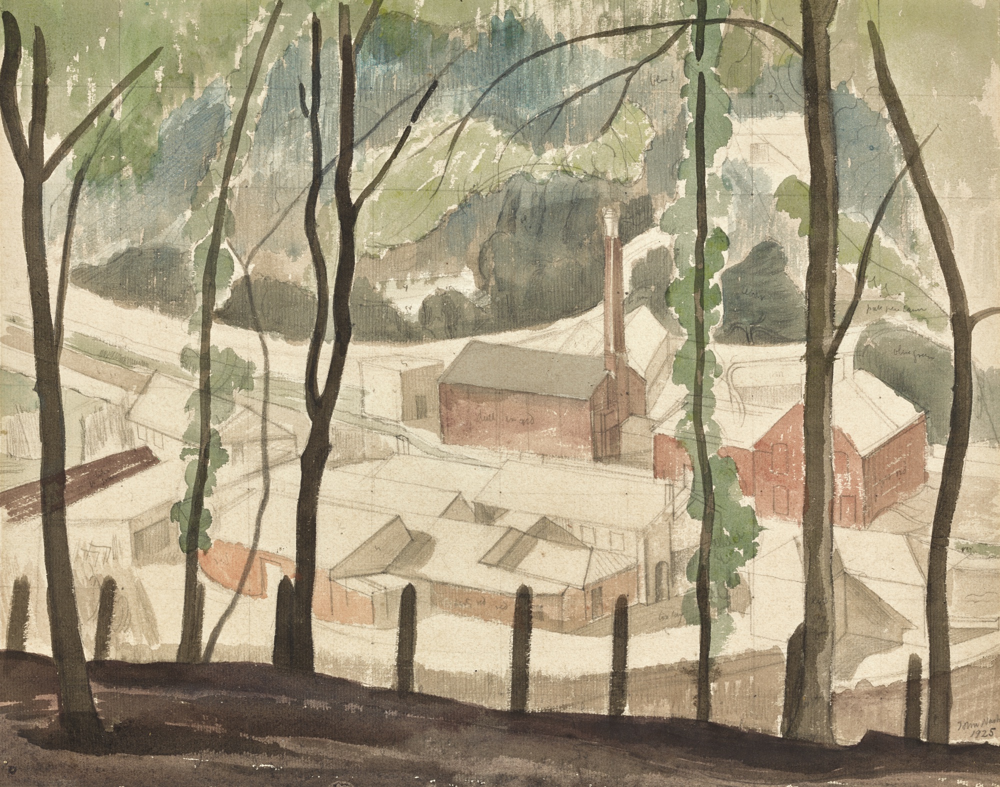 JOHN NASH R.A. | STUDY FOR FARM AT WORMINGFORD | Made in Britain | 2020 ...