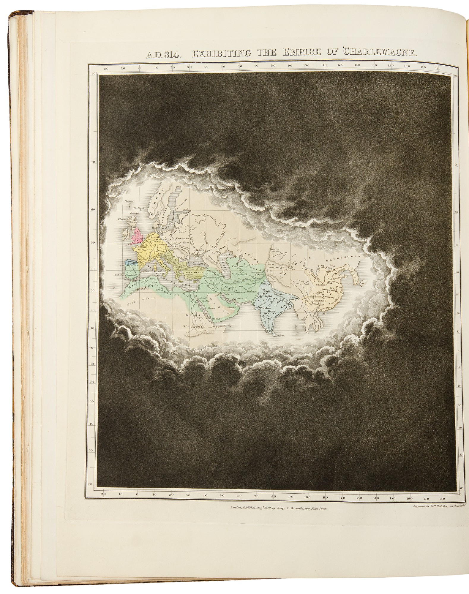 Quin, Edward. First edition of among the most unusual atlases of the ...