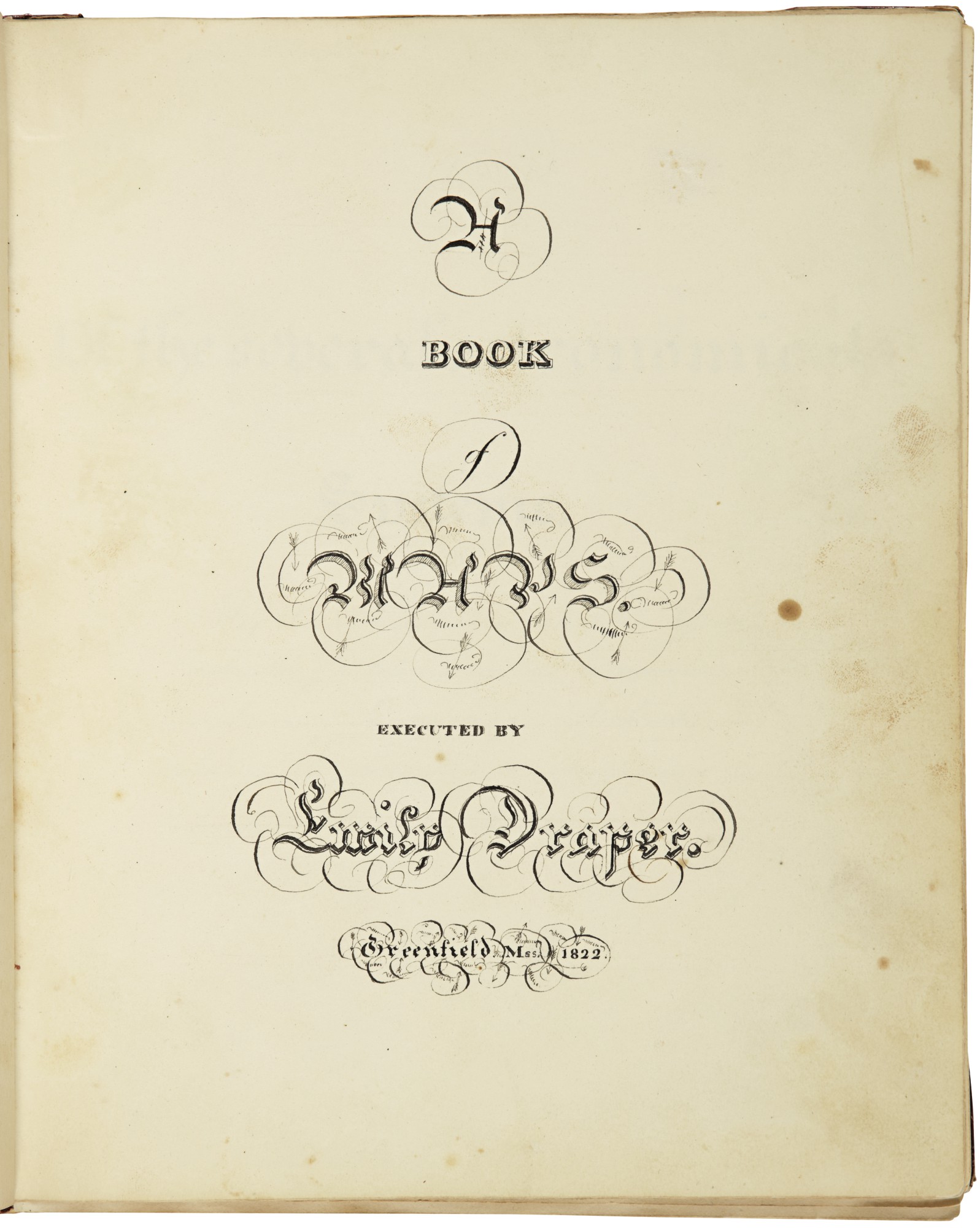 Map book of Emily Draper: "A Book of Maps executed by Emily Draper ...