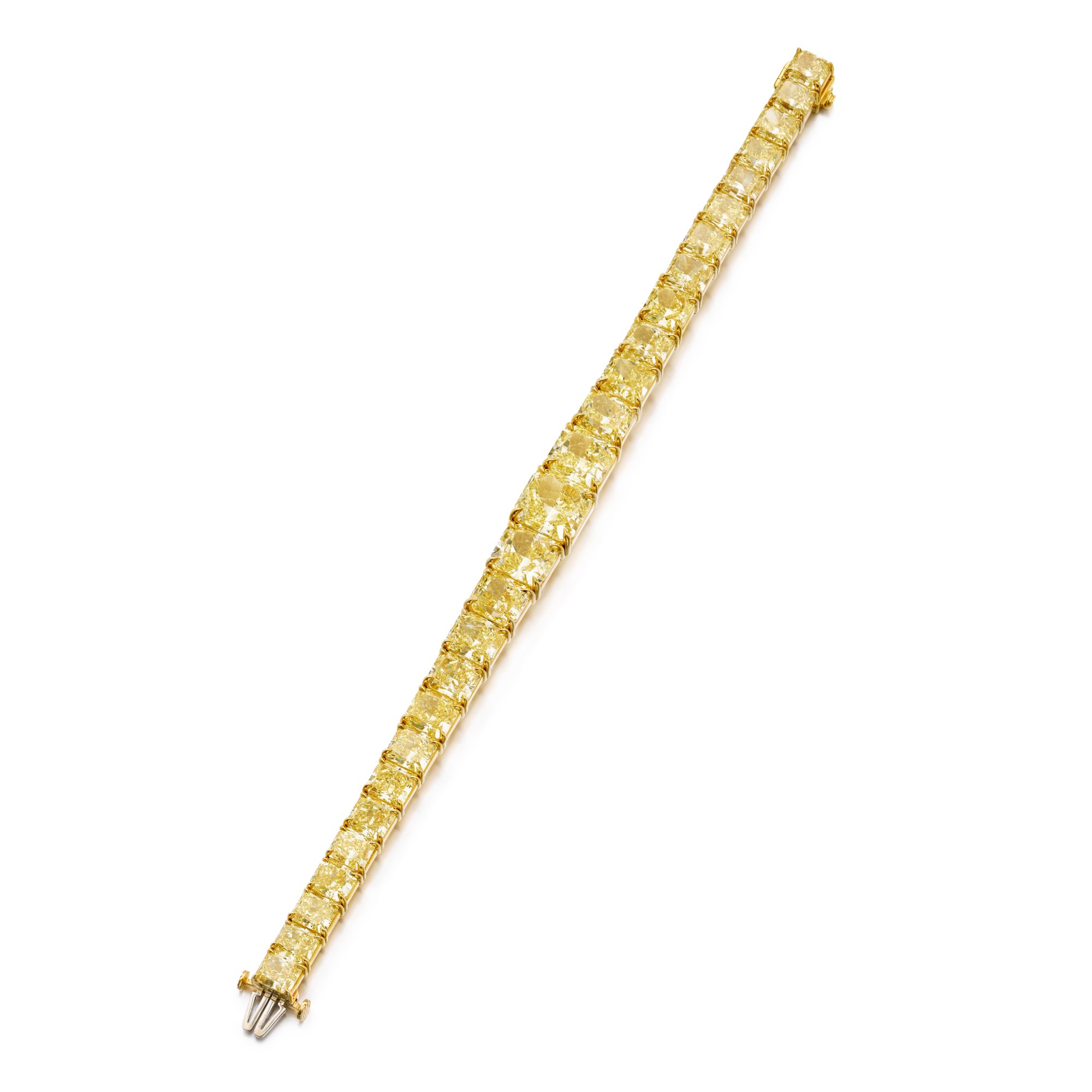 Fancy Yellow diamond bracelet | 彩黃色鑽石手鏈 | Magnificent Jewels and Noble ...