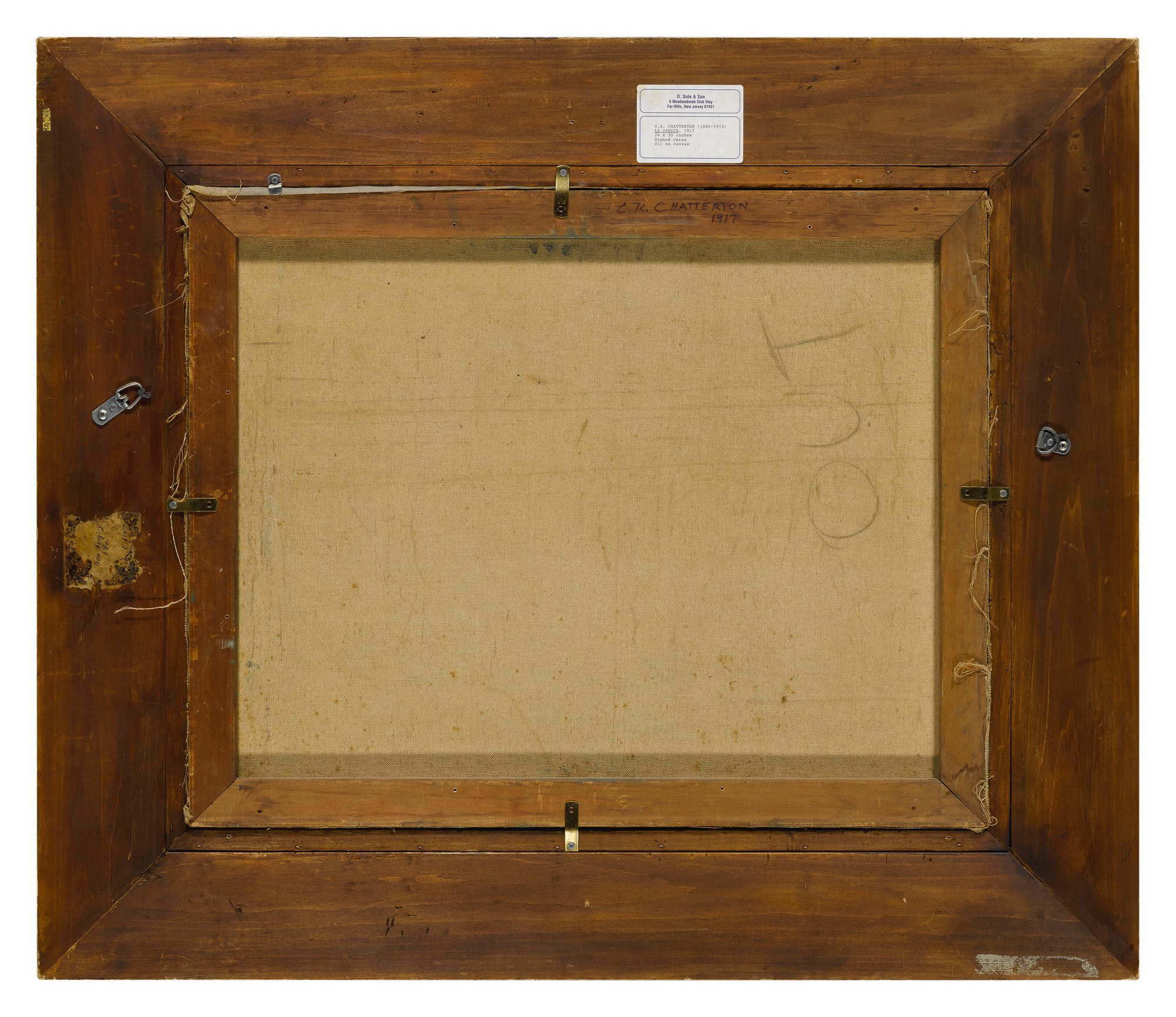 CLARENCE K. CHATTERTON | LE JARDIN | American Art Online | American ...