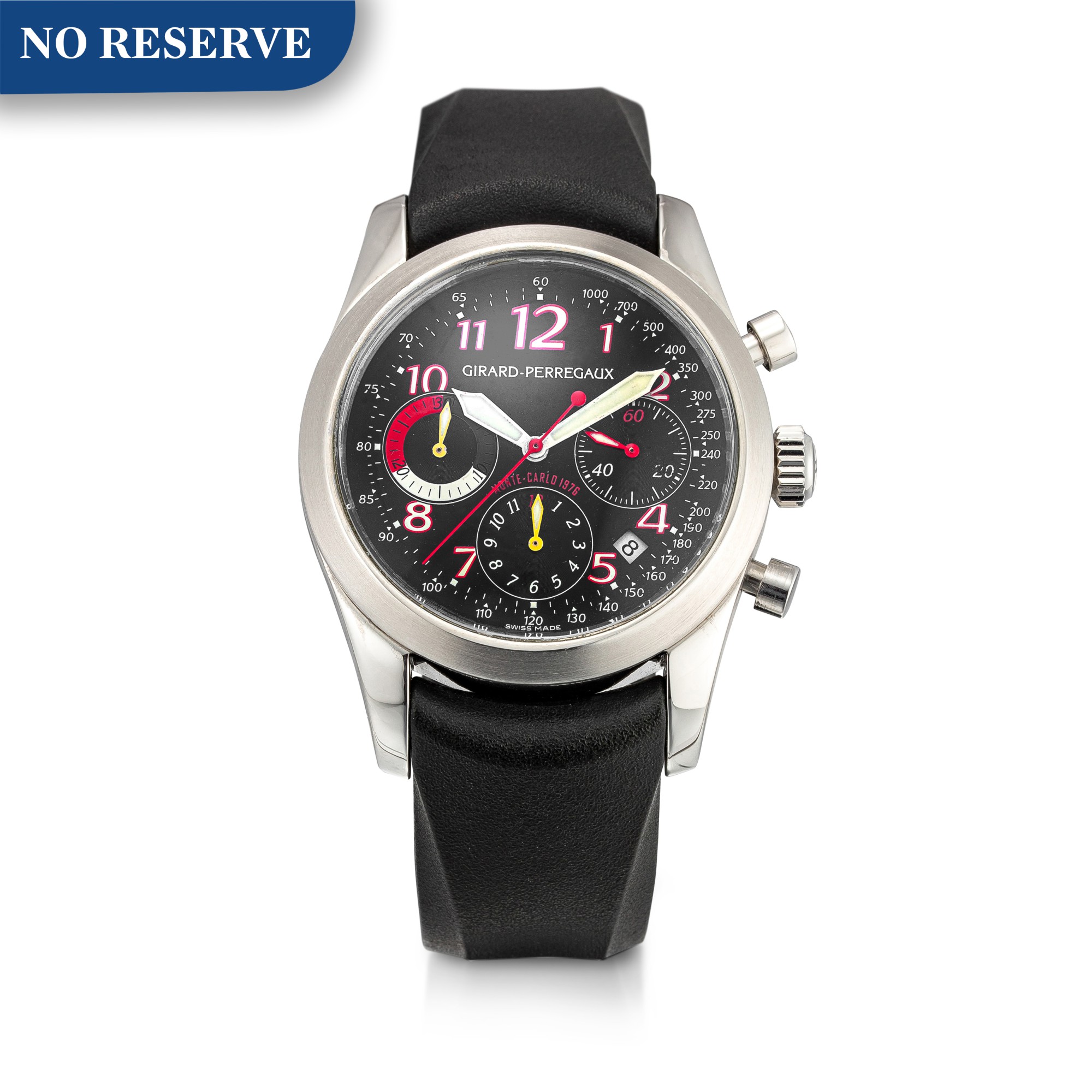 Girard-Perregaux | Chrono Monte-Carlo Rally, Reference 49541, A limited edition stainless steel ...