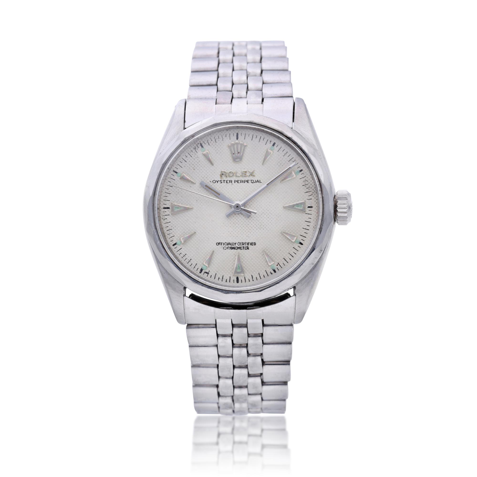 Reference 6286 Oyster Perpetual, A stainless steel automatic wristwatch ...