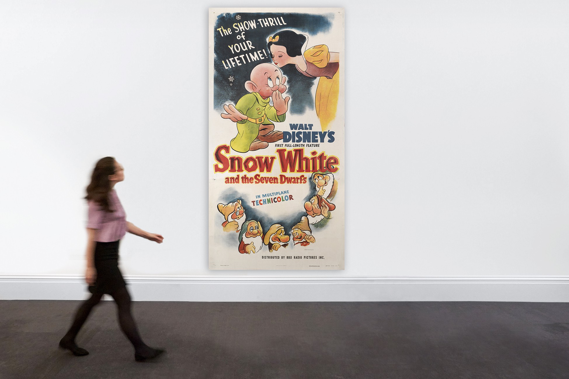 Snow White and the Seven Dwarfs (1937), re-release poster (1958), US ...