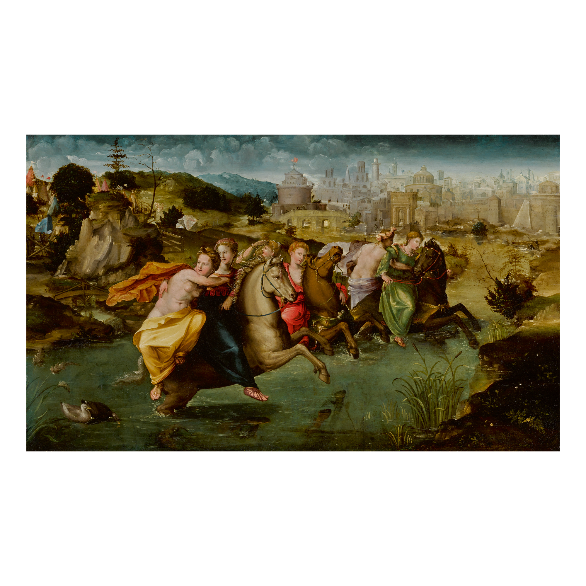 GIORGIO DI GIOVANNI | FLIGHT OF CLOELIA | Master Paintings | 2020 ...