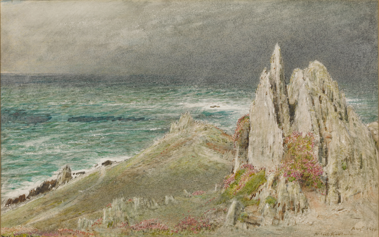 ALBERT GOODWIN, R.W.S. | Morte Point, North Devon | Victorian, Pre ...