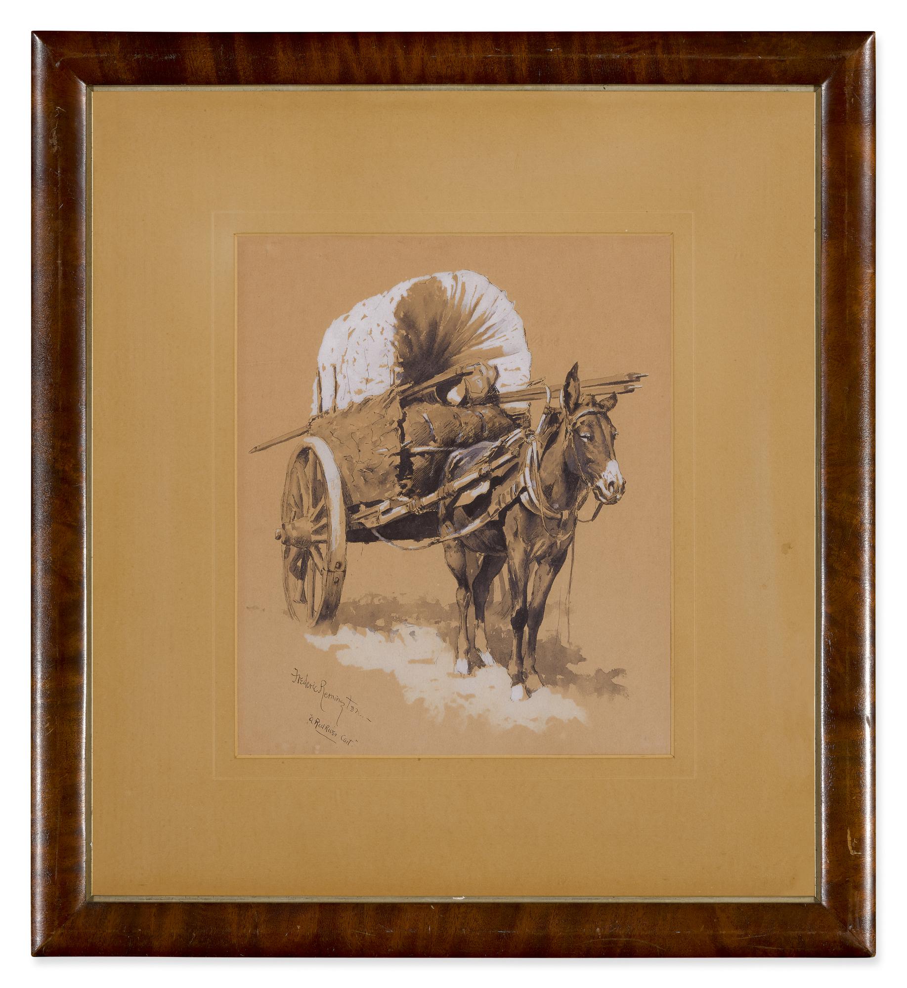 FREDERIC REMINGTON | THE CART (THE RED RIVER CART) | American Art ...